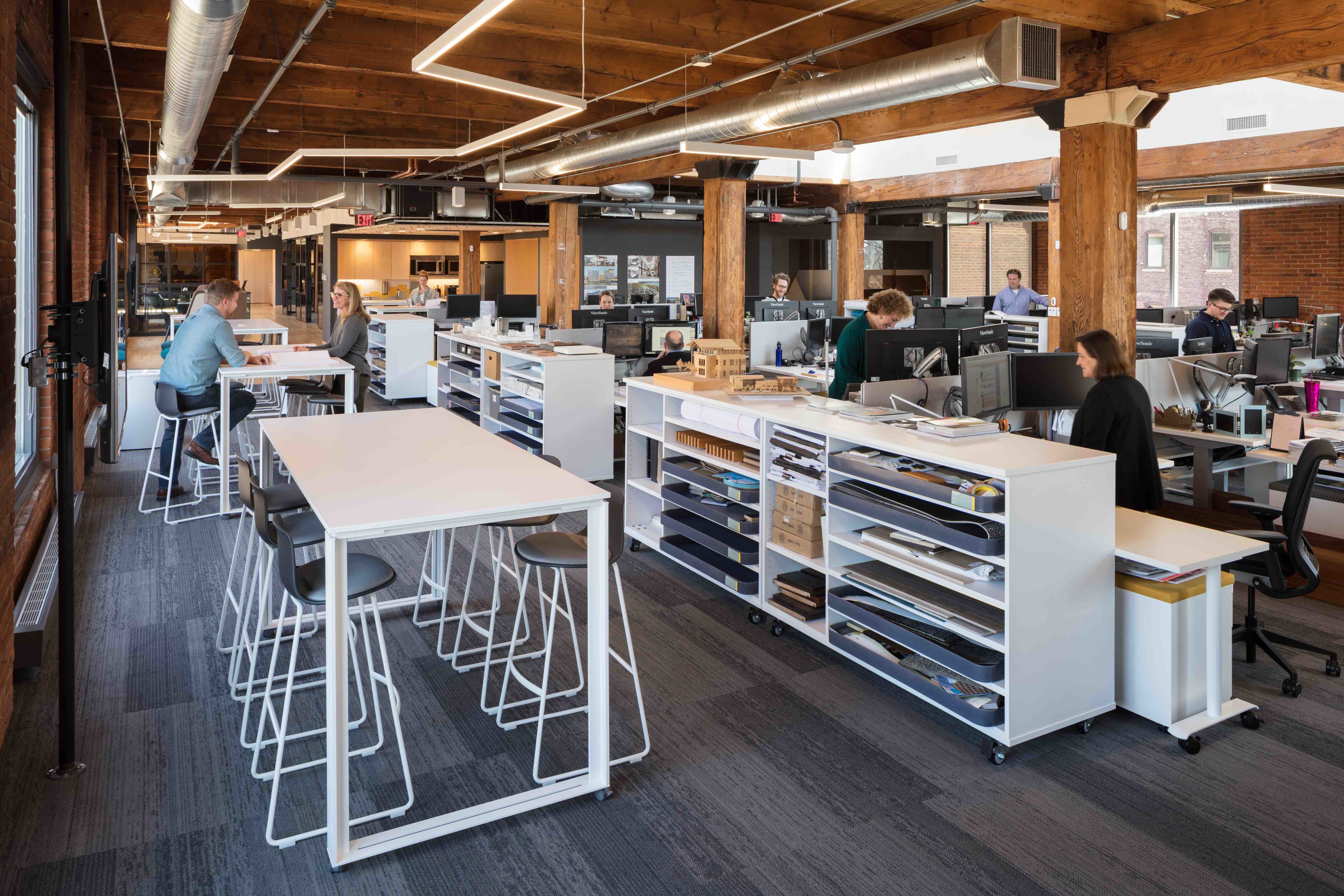 Emanuelson Podas Cuningham Group Minneapolis Office Interior Open Versatile Gathering Spaces ...