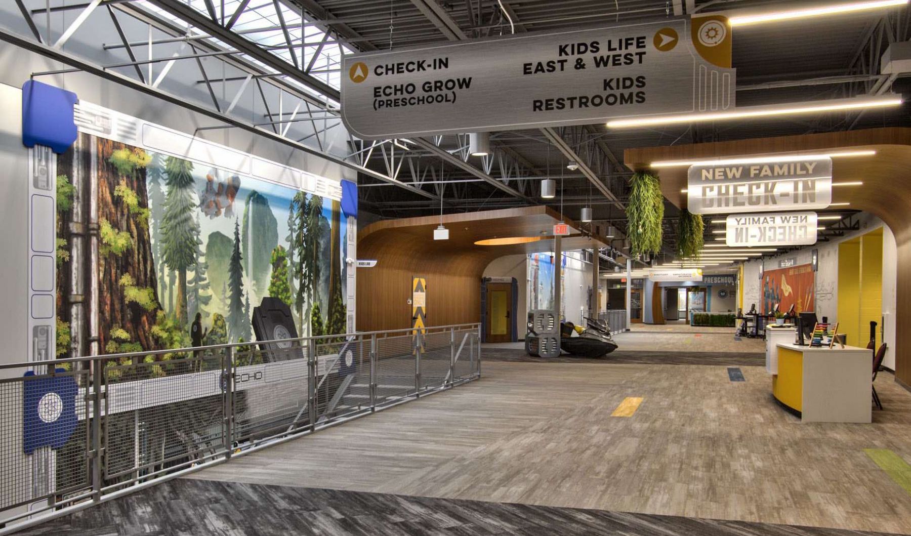 EMMANUEL CHRISTIAN CENTER Station 19 architects hallway | Station 19 ...