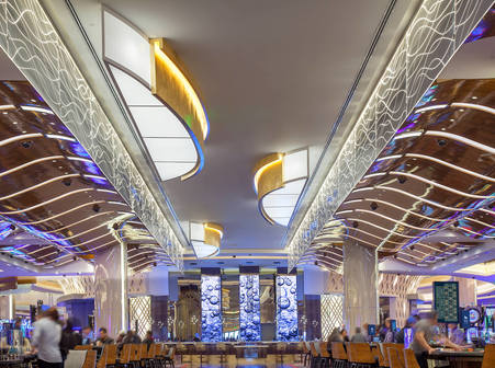 Mohegan Sun VIP Lounge using Marbled ENVELEX, ENVELEX Impressions, and ...