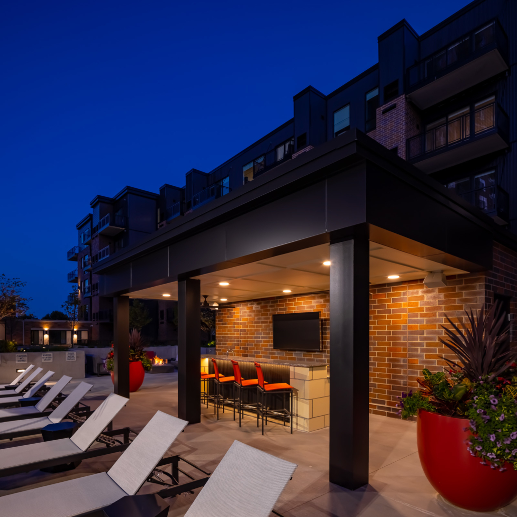 Expo Outdoor Amenity Space and Pool | Homecrest Outdoor Living