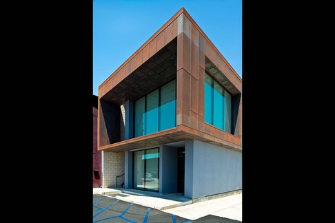 Exterior by Dri-Design Weathered Steel Cladding Panels | Dri-Design