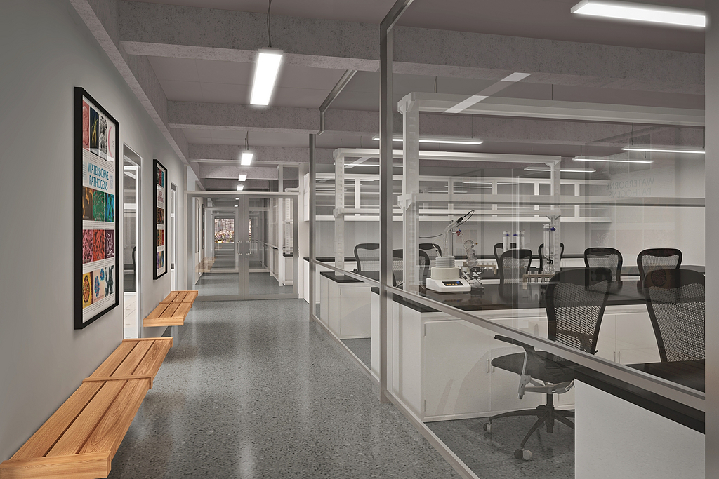 FabriTRAK AUTEM Acoustic Ceilings Rendering Lab Interior Design ...