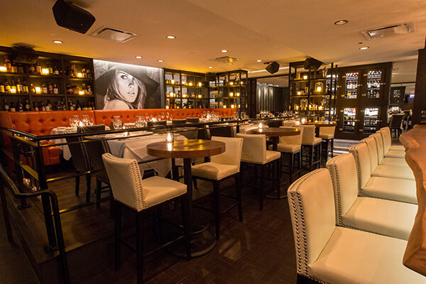 FabriTRAK Steak 48 Restaurant Interior Bar and Dining Area | FabriTRAK ...