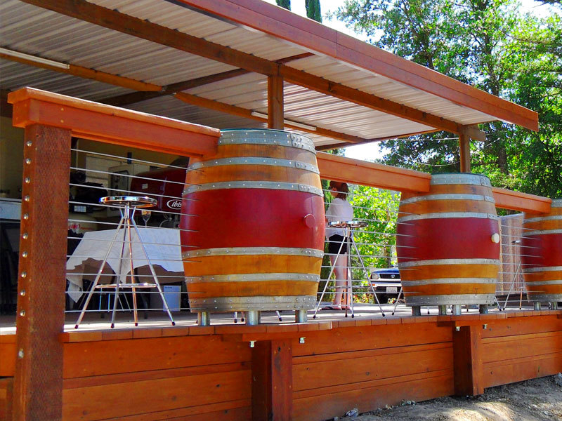 Feeney inc cablerail standard assemblies wine barrel railing | Feeney Inc.