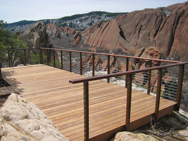 Feeney inc roxborough state park look out cablrail kit cable railing ...