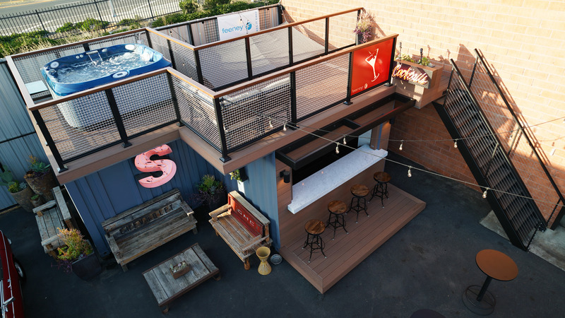 Feeney Inc Steedle Brothers Construction Man Cave Exterior Shipping ...