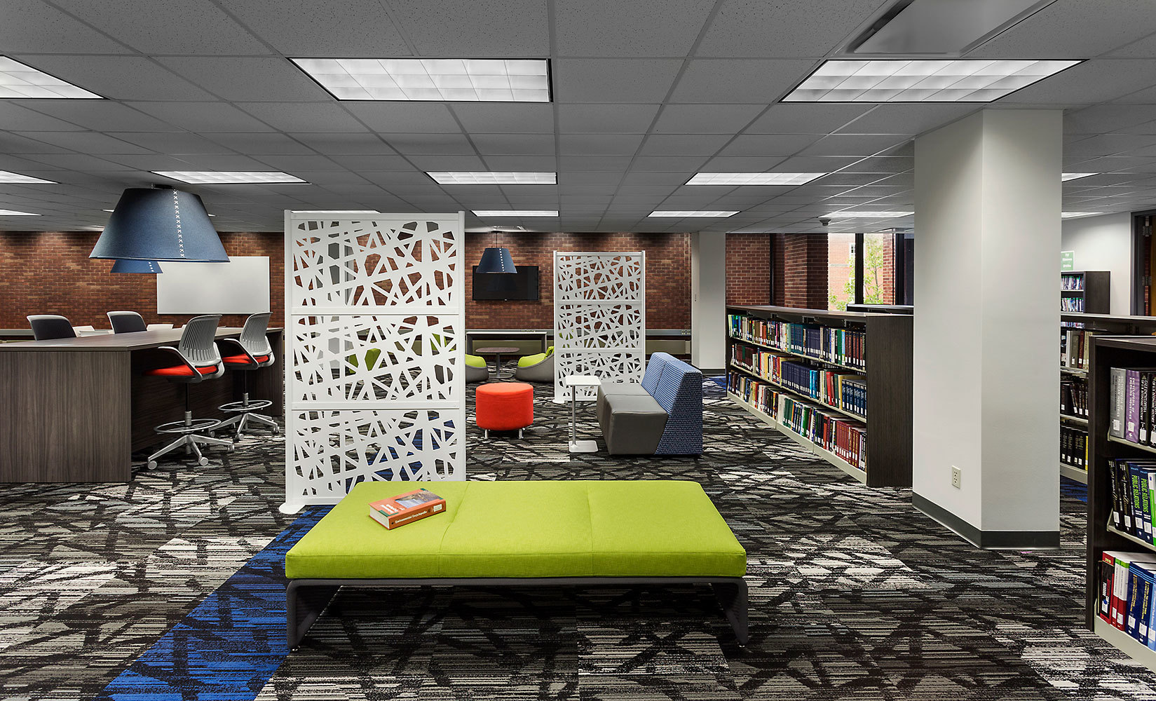 FEH Design Drake University Cowles Library Interior Design | FEH Design