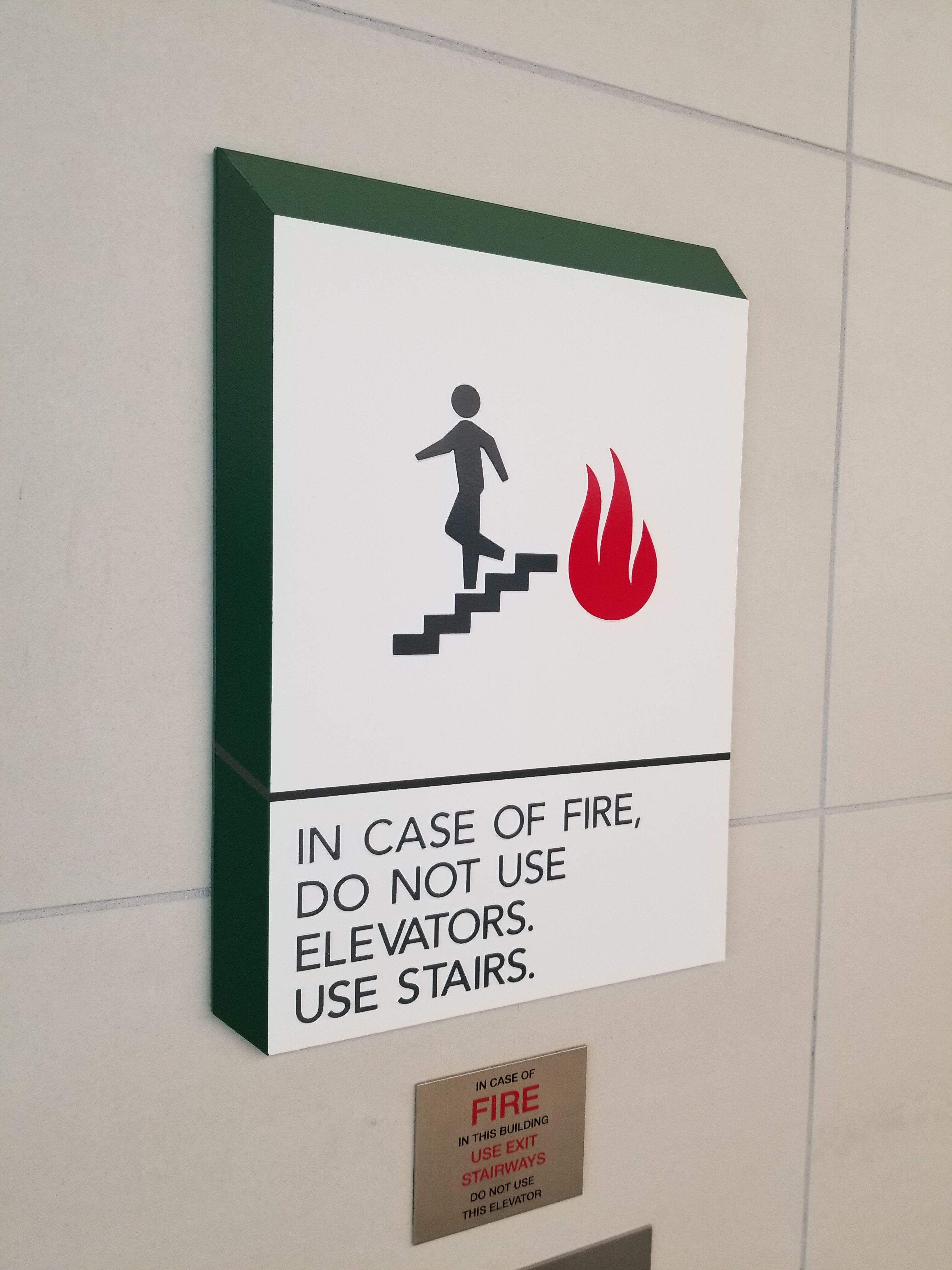 fire safety ada signage welch sign | Welch Sign