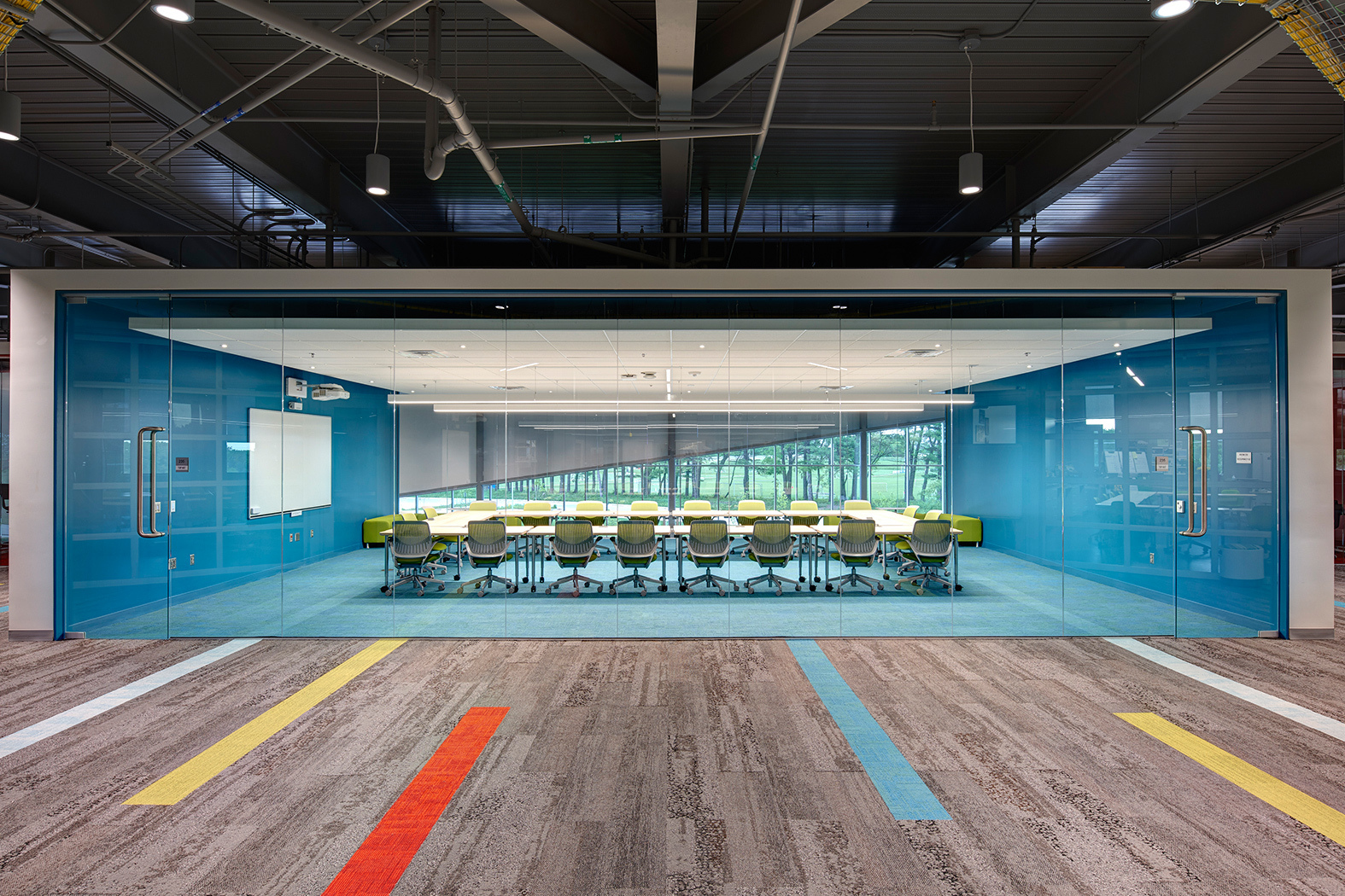 Fish bowl conference room design | INVISION Architecture