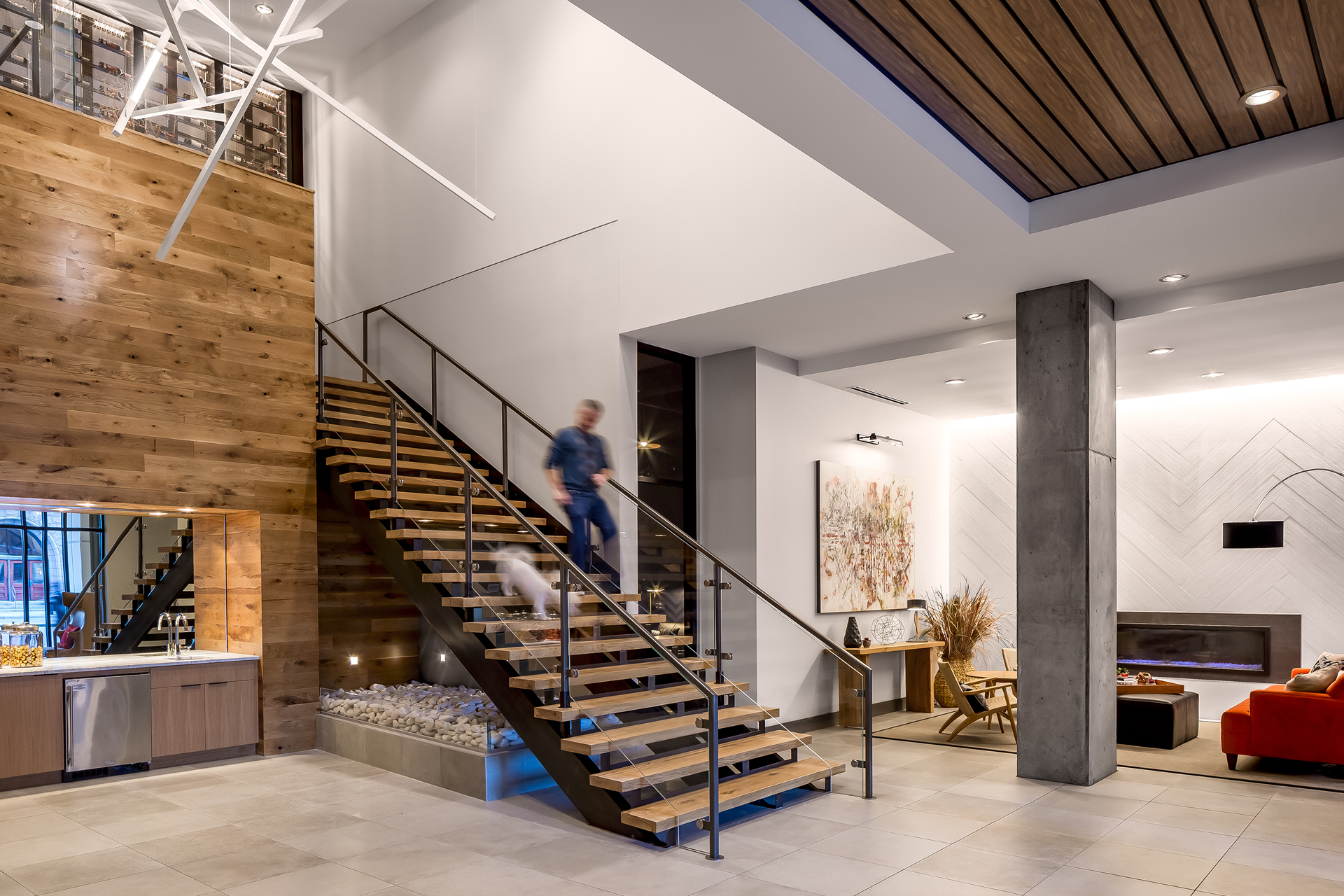 Fluid Interiors Latitude 45 Minneapolis Minnesota Lobby Design | Fluid ...
