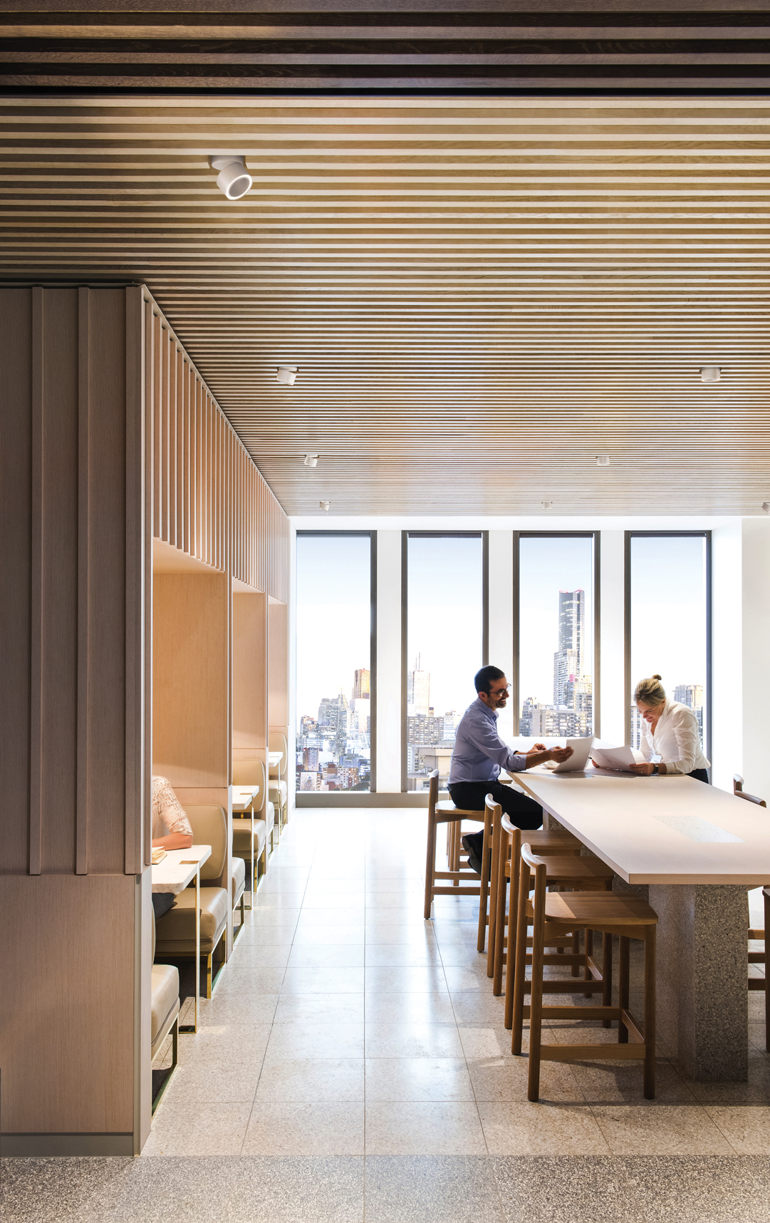 Fluxwerx Portal Surface Gallery Office Slat Lunchroom | Fluxwerx