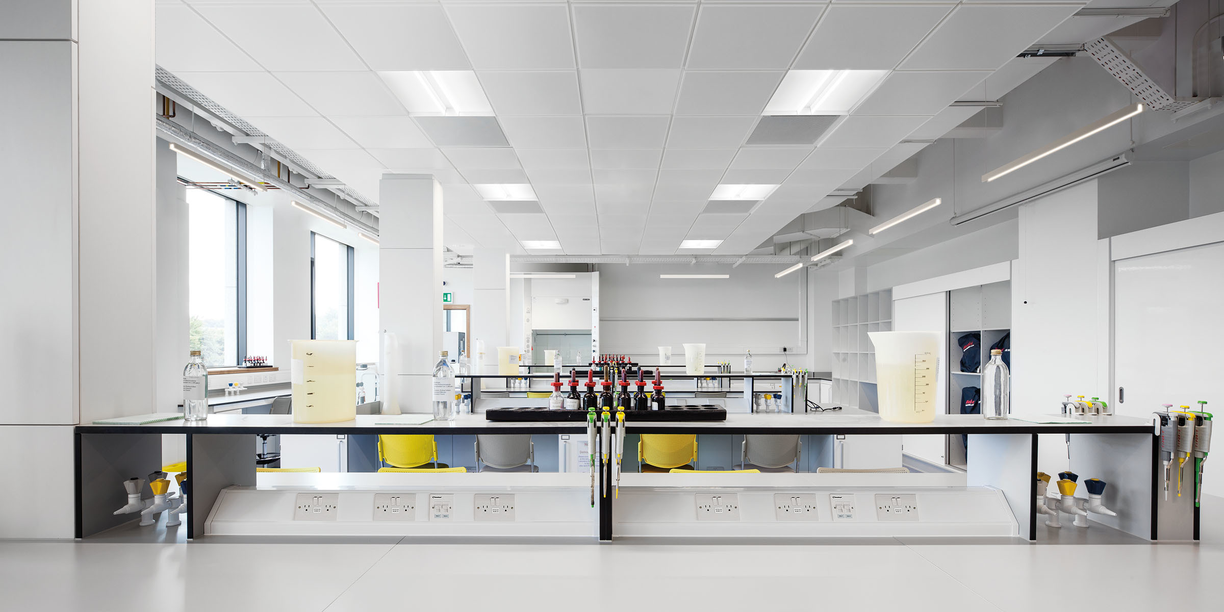 Fluxwerx Profile Mini Rails Laboratory Ceiling and Suspended Lighting ...