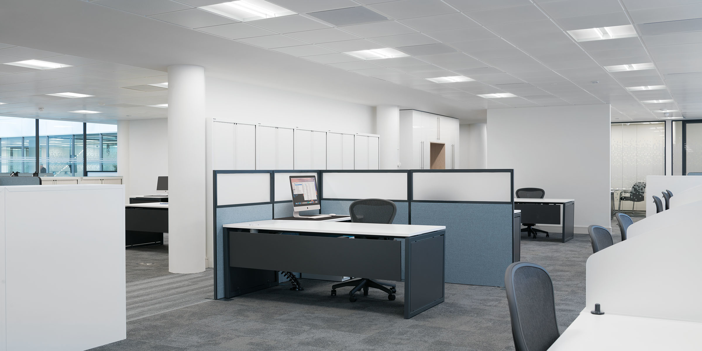 Fluxwerx Rails Recessed Office Cubicle Lighting | Fluxwerx
