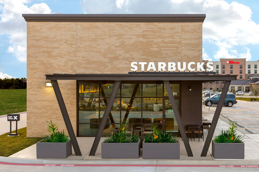 Franz Architects Starbucks exterior front | Franz Architects