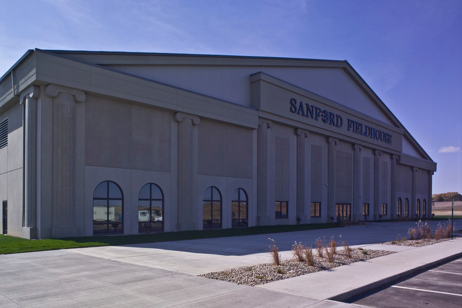 Gage Brothers Sanford Fieldhouse Stone Facade | Gage Brothers