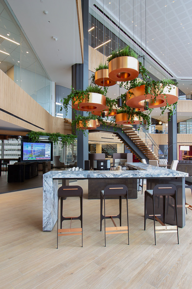 Garden on the Wall Deutsche Bank Interior New York City Guest Services ...