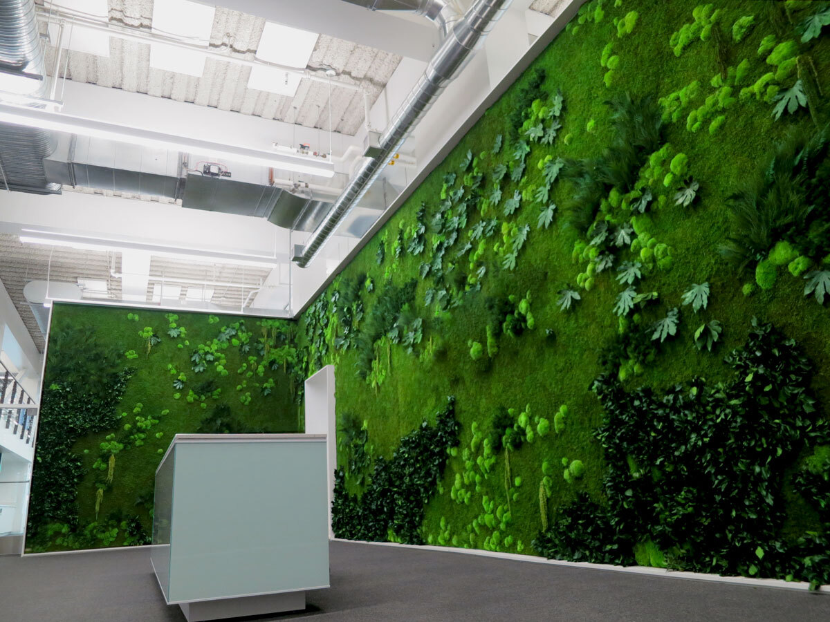 Garden On The Wall Wearable Tech Company Office Reception Area with ...