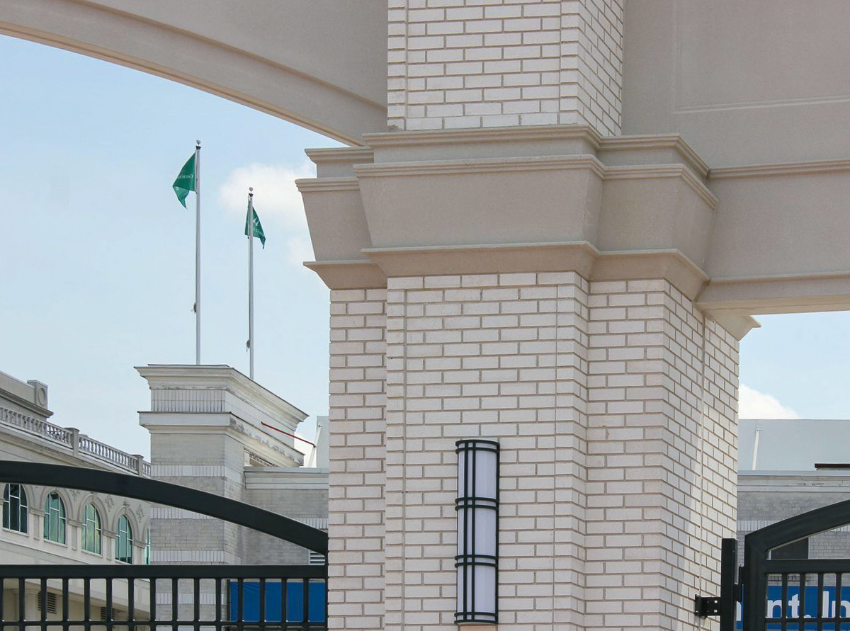 Gate Precast Churchill Downs Colonnade Thin Brick Archway Precast ...