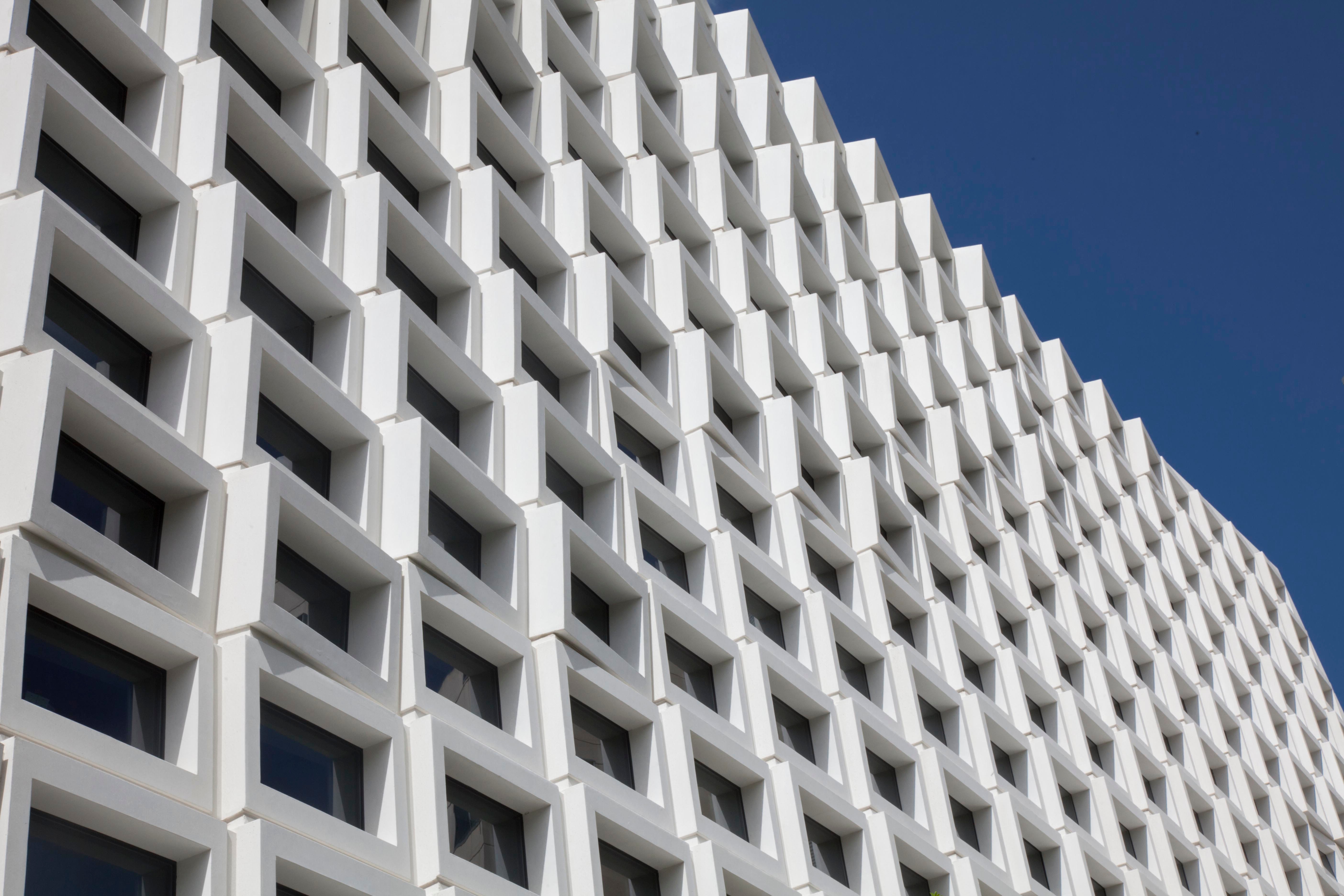 Gate Precast FIU Science Complex Precast Facade Close Up | Gate Precast