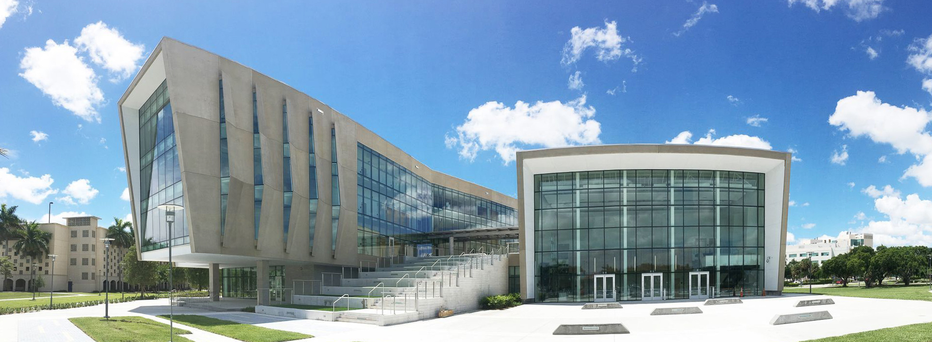 Gate Precast FIU Student Academics Miami Florida Main Building Entrance ...