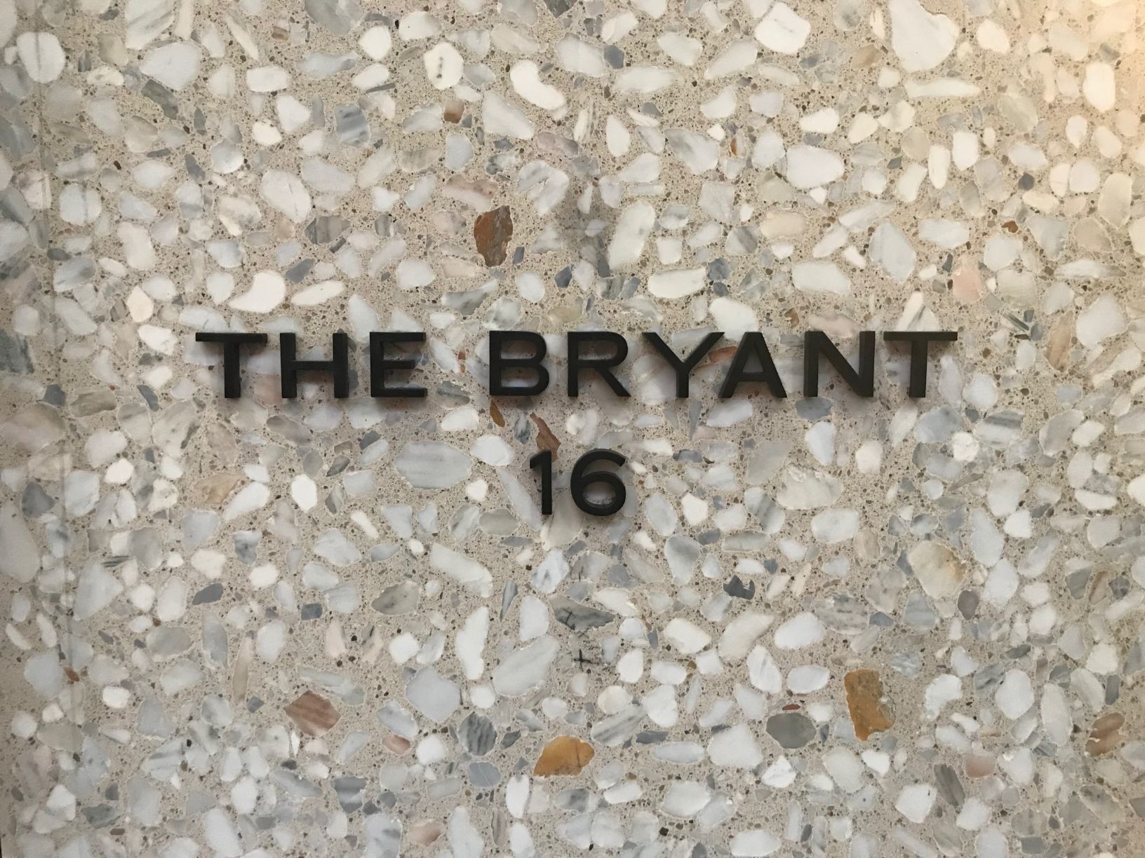 Gate Precast The Bryant Condominiums New York Building Sign Backsplash ...
