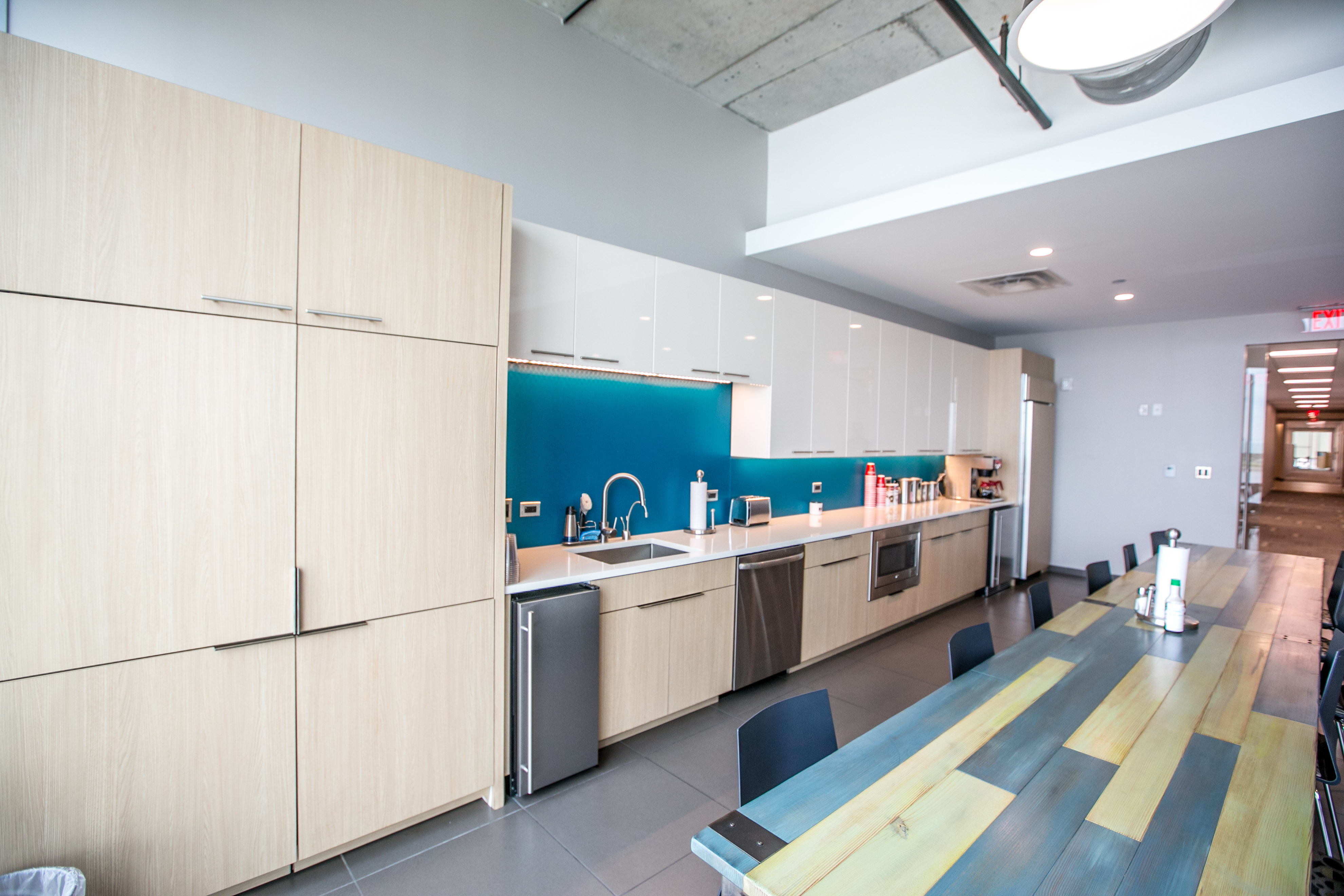 Gator Millworks IBM Building Breakroom Side | Gator