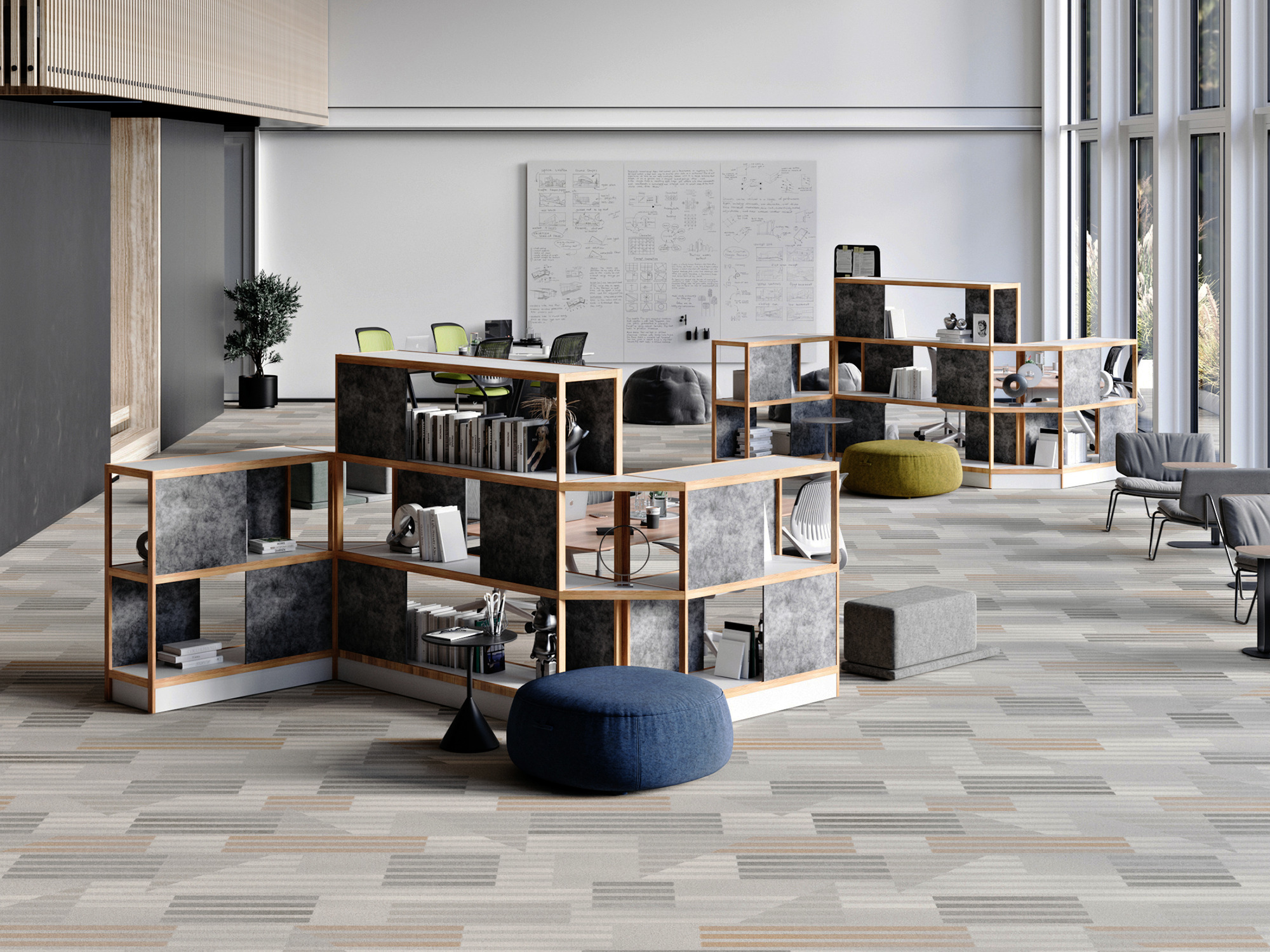 Ghent Control Shelving Unit Workspace | Ghent