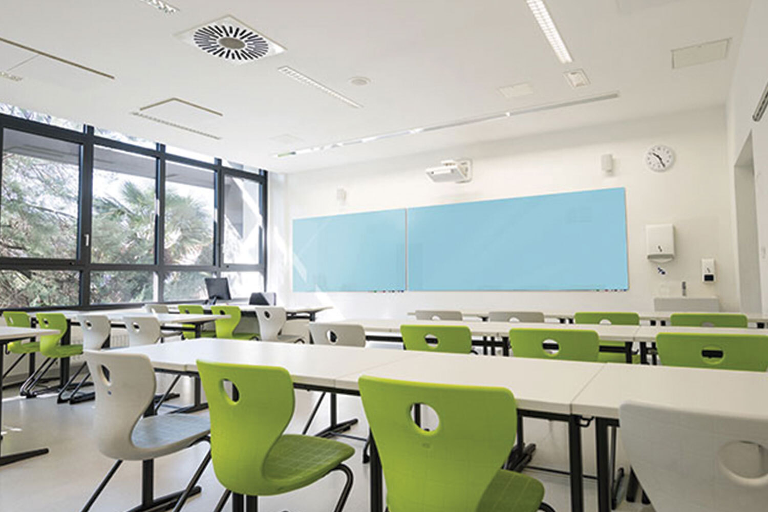 Ghent Education Aria Glassboard Classroom Design with Colorful ...