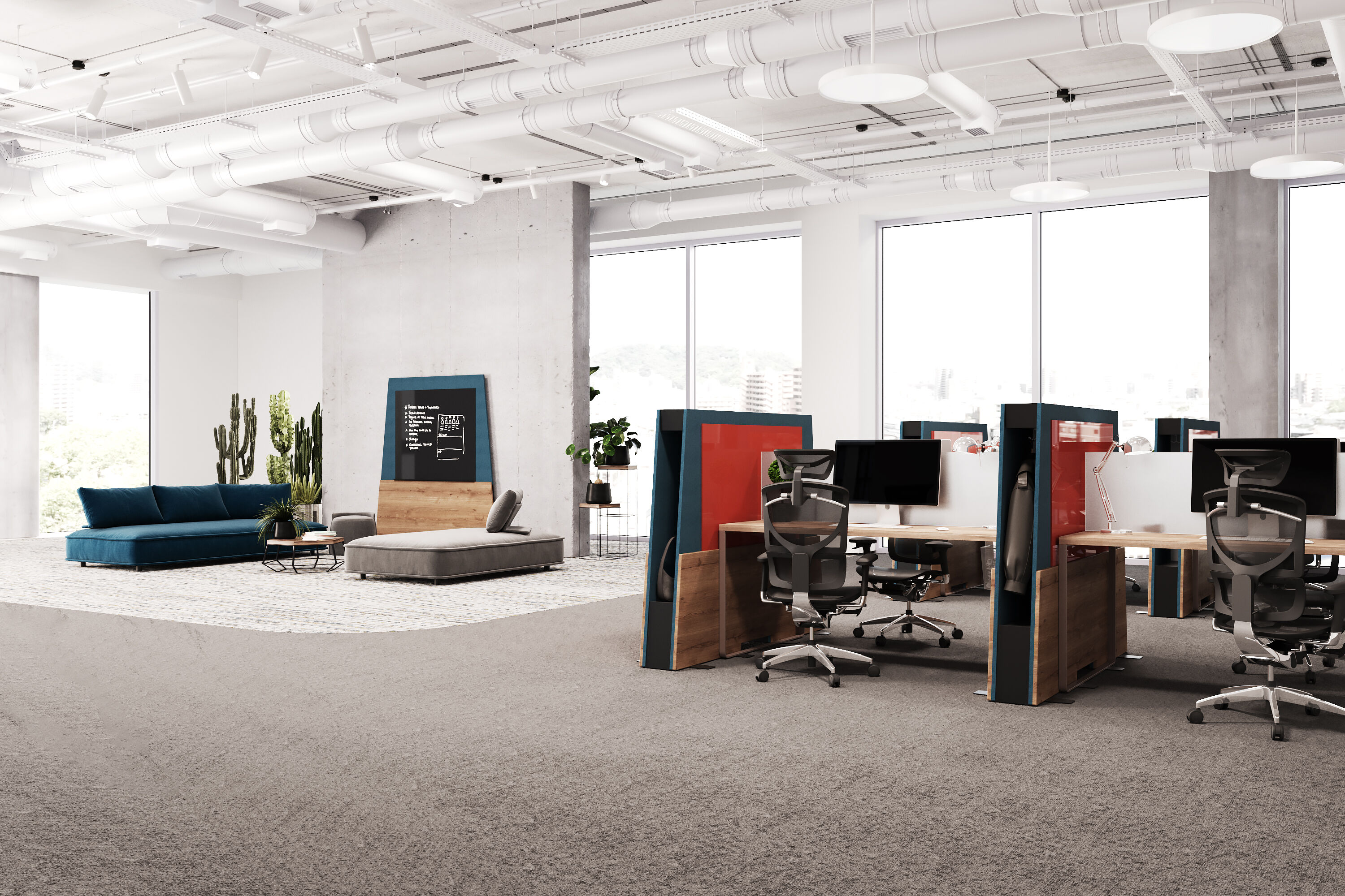 Ghent Office Space Solutions Geo Partition collection huddle partition ...