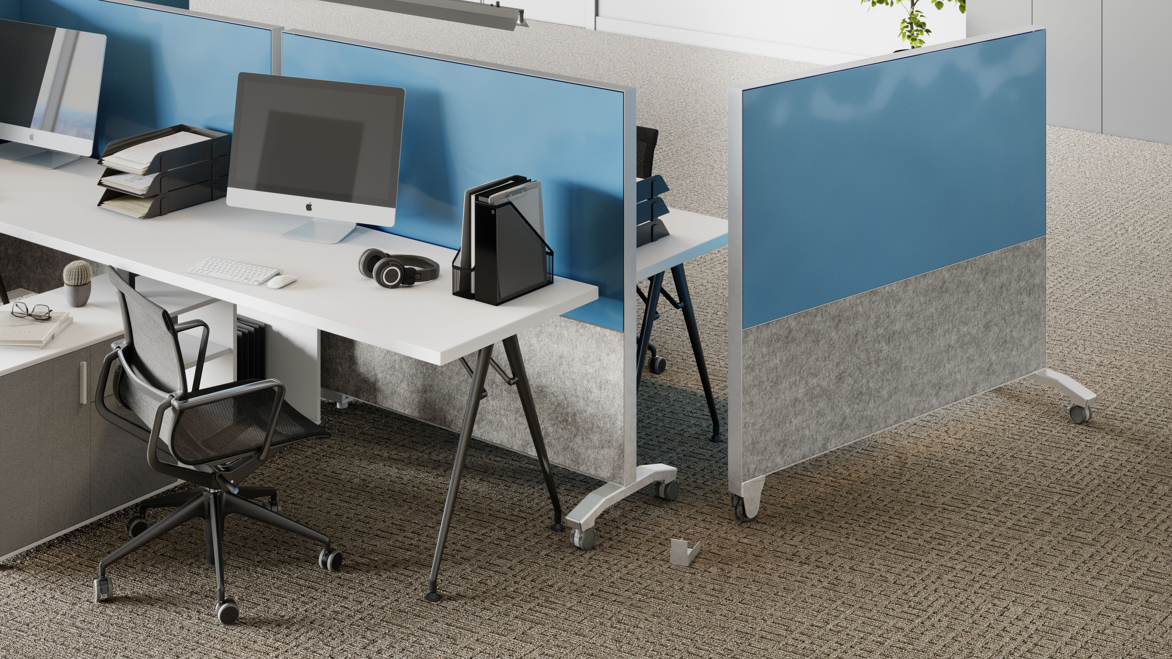 Ghent Office Space Solutions Stroll t-base partition | Ghent