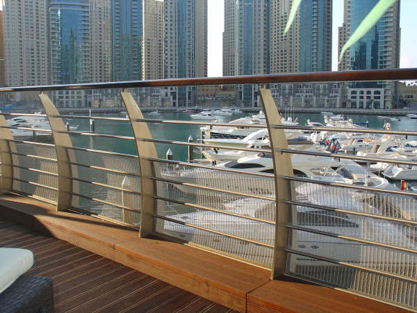 GKD metal fabrics creating healthy middoor environments Marina yacht ...