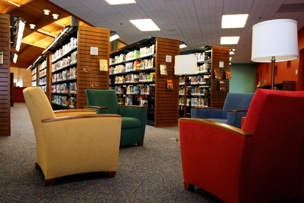 GL Seaman Company City of Frisco Library Interior Chairs | GL Seaman ...