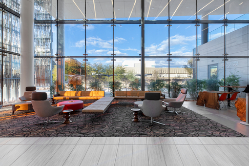 Glass Windows, Lobby Design, Lobby Seating | Giroux Glass Inc.