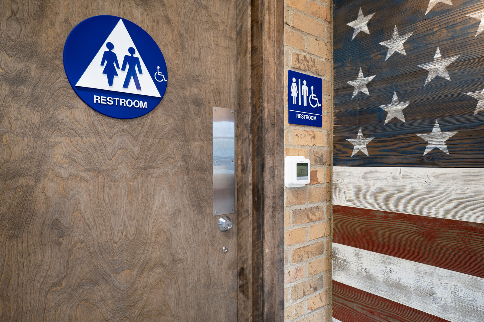 Grandoor Frames Tesoro Viejo Welcoming Center Restroom Door design ...