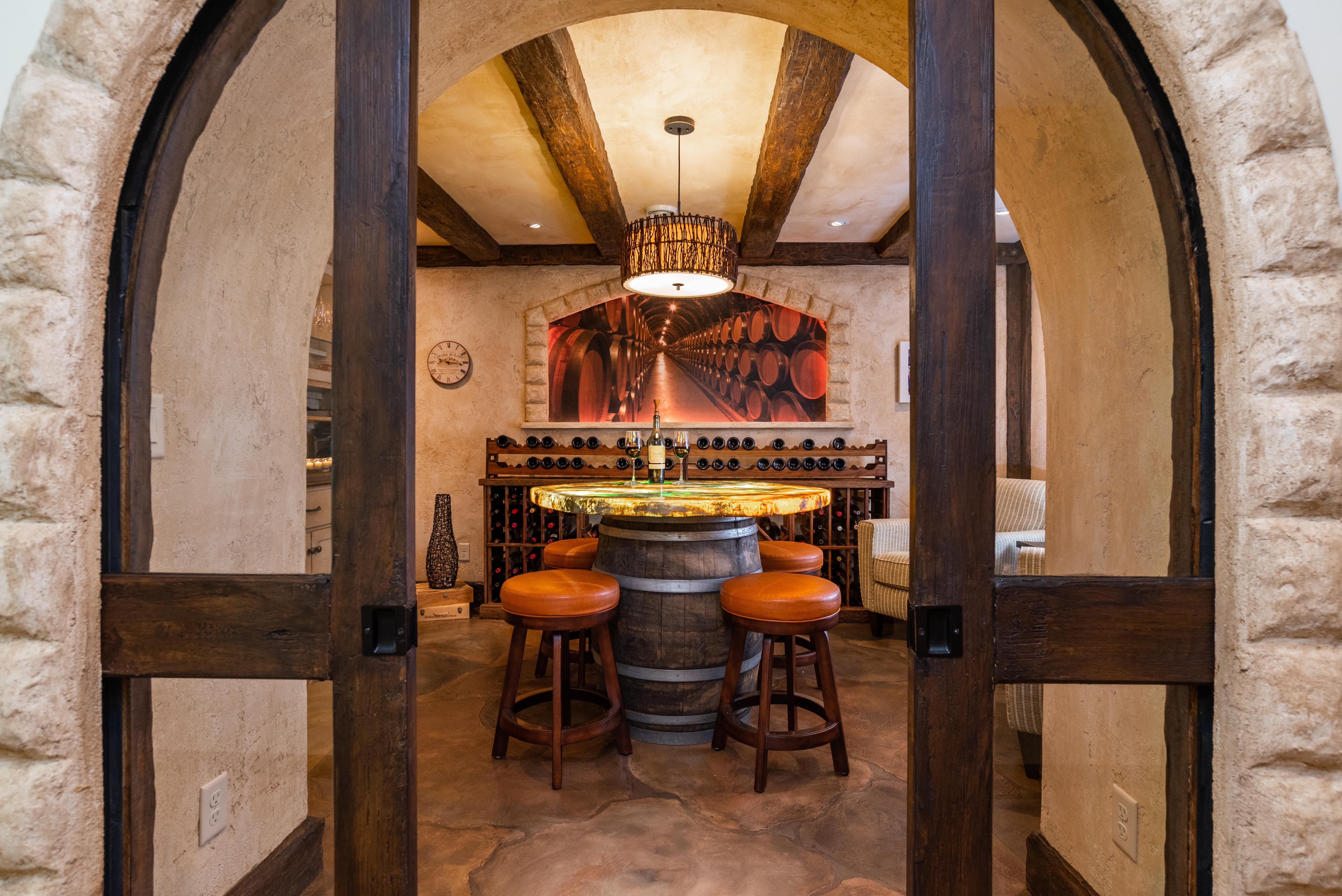 Granicrete Minnesota North Oaks Wine Cellar Interior 2 | Granicrete ...