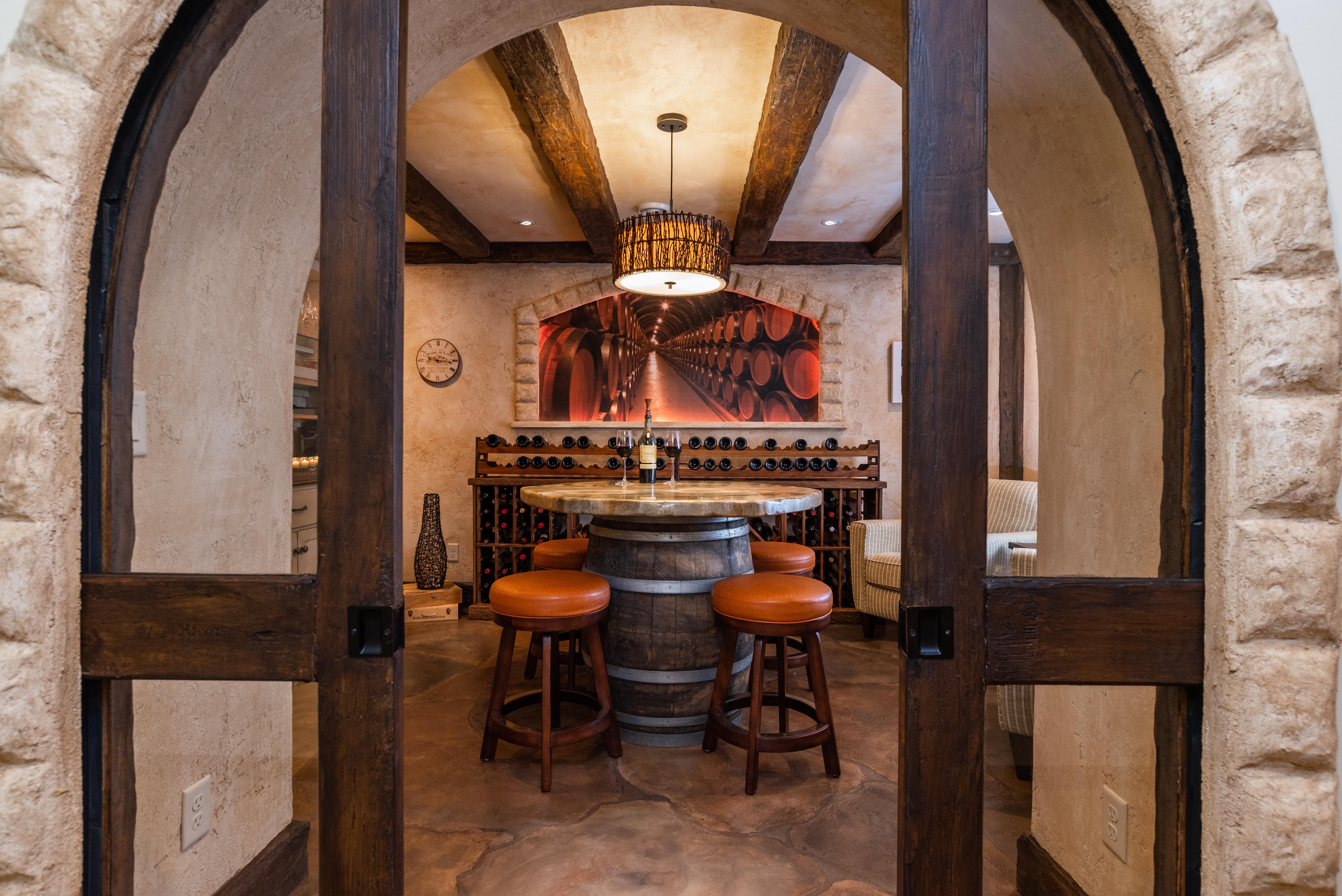 Granicrete Minnesota North Oaks Wine Cellar Interior 3 | Granicrete ...