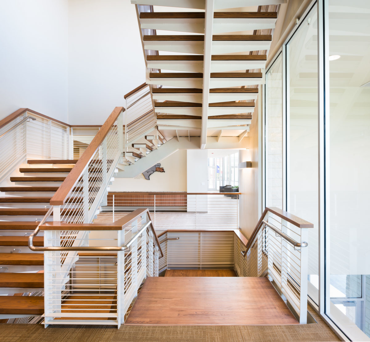 Haddon + Cowan Architects D2000 Building Building Open Wood Staircase ...