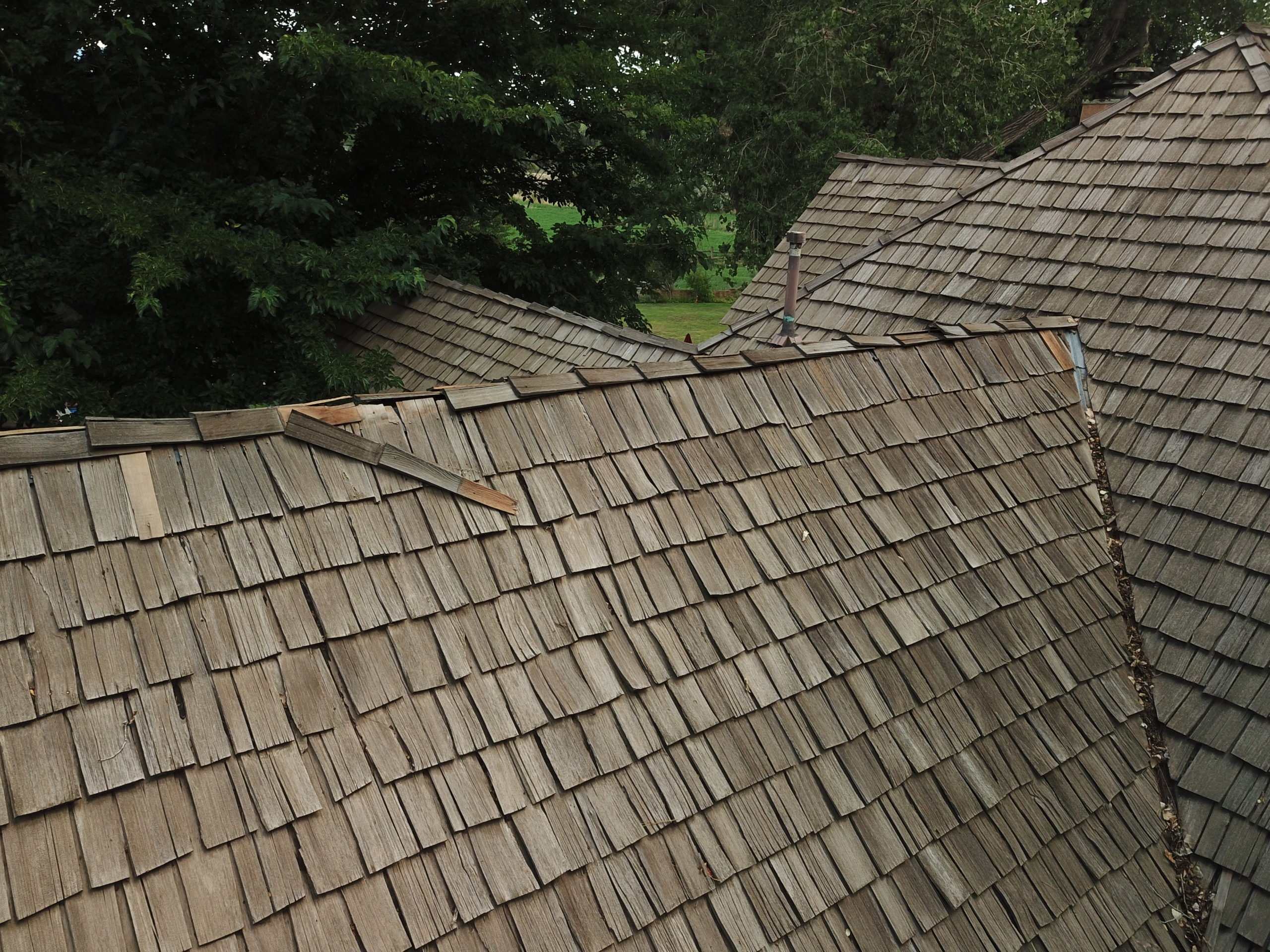Hail-damage-shake-roof-scaled | Brava Roof Tile