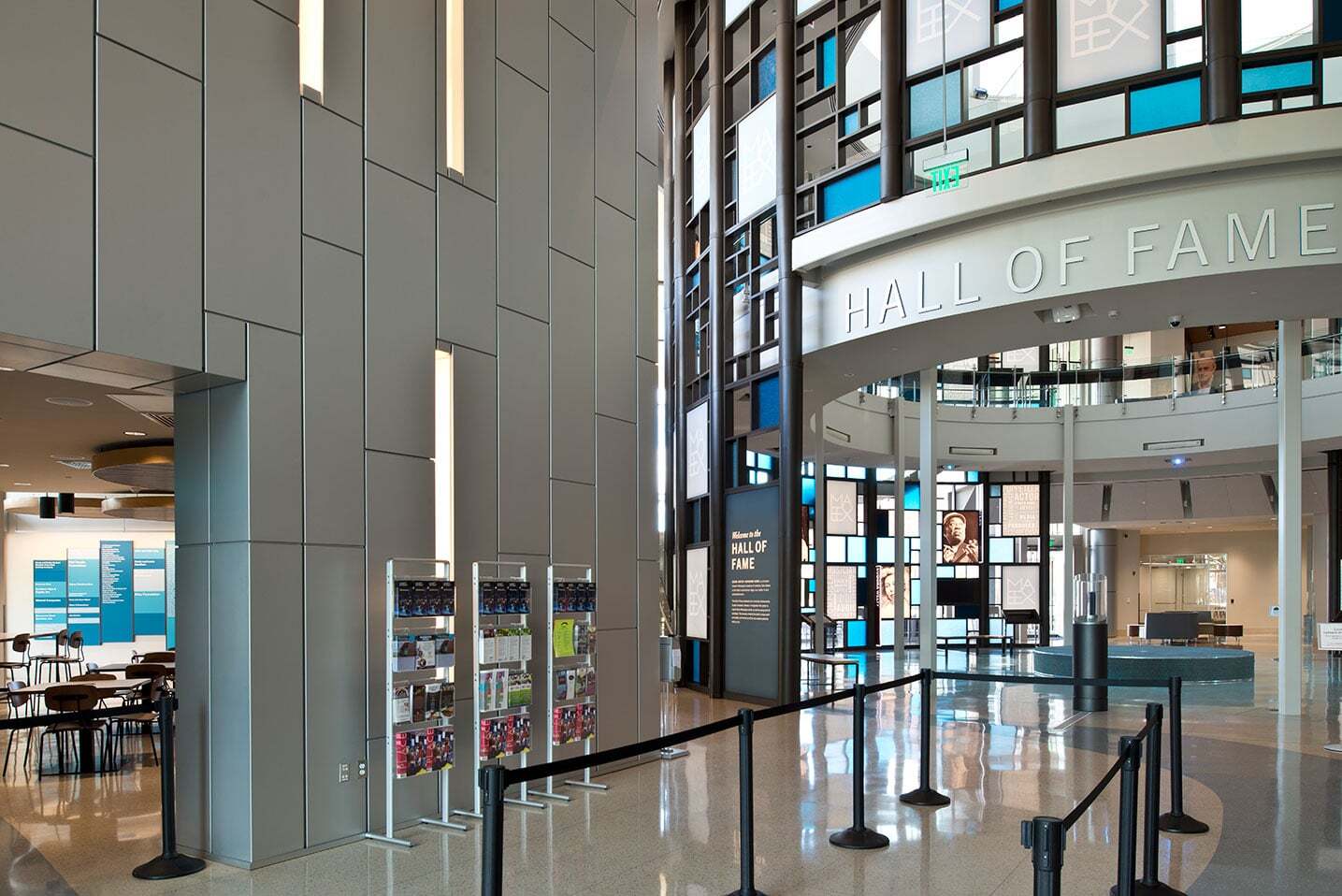 Hall of Fame, Dri-Design, Lobby Entrance, Panel Walls | Dri-Design