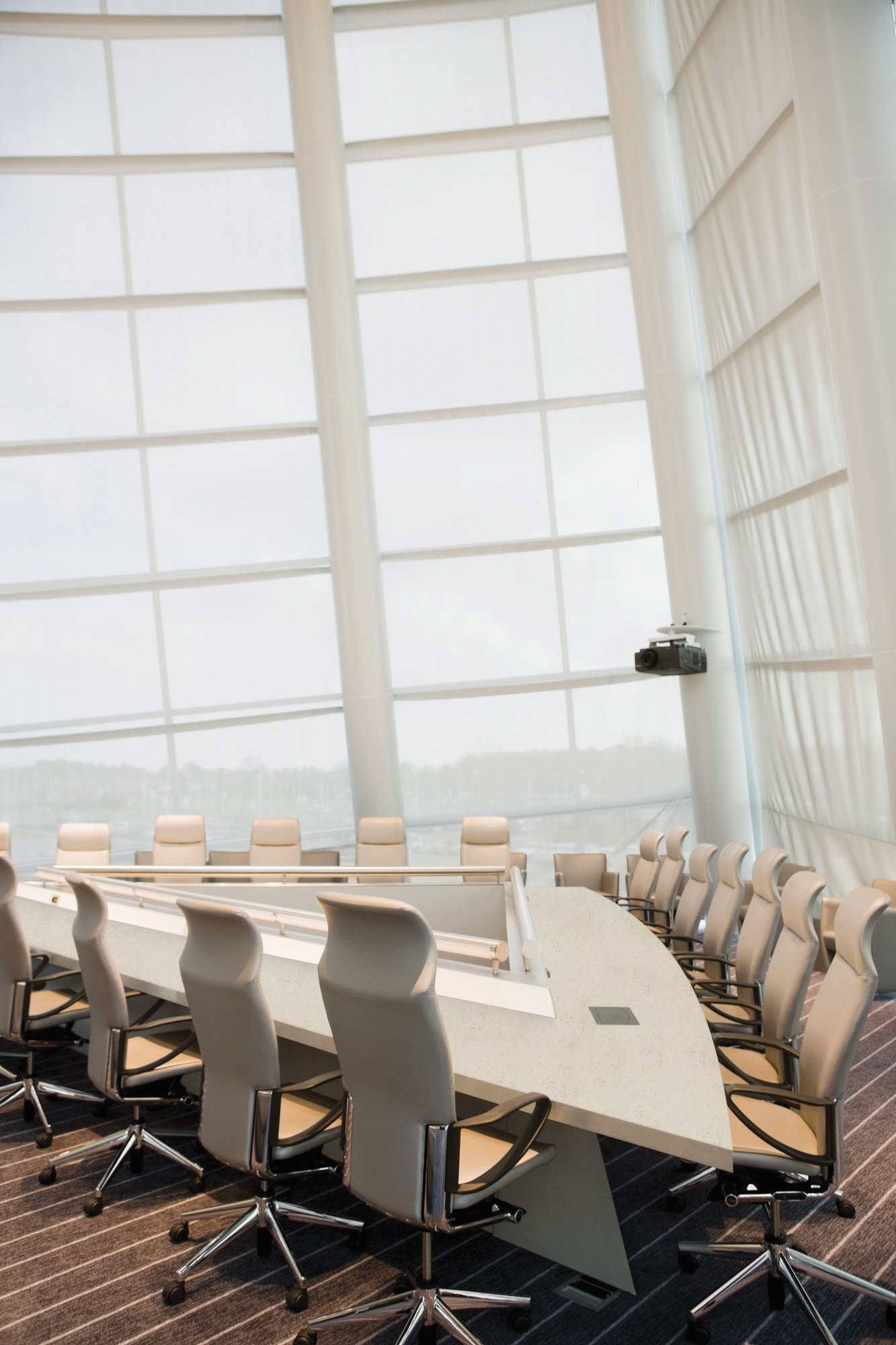 Hanstone Quartz Large Conference Room Table | Hyundai L&C USA