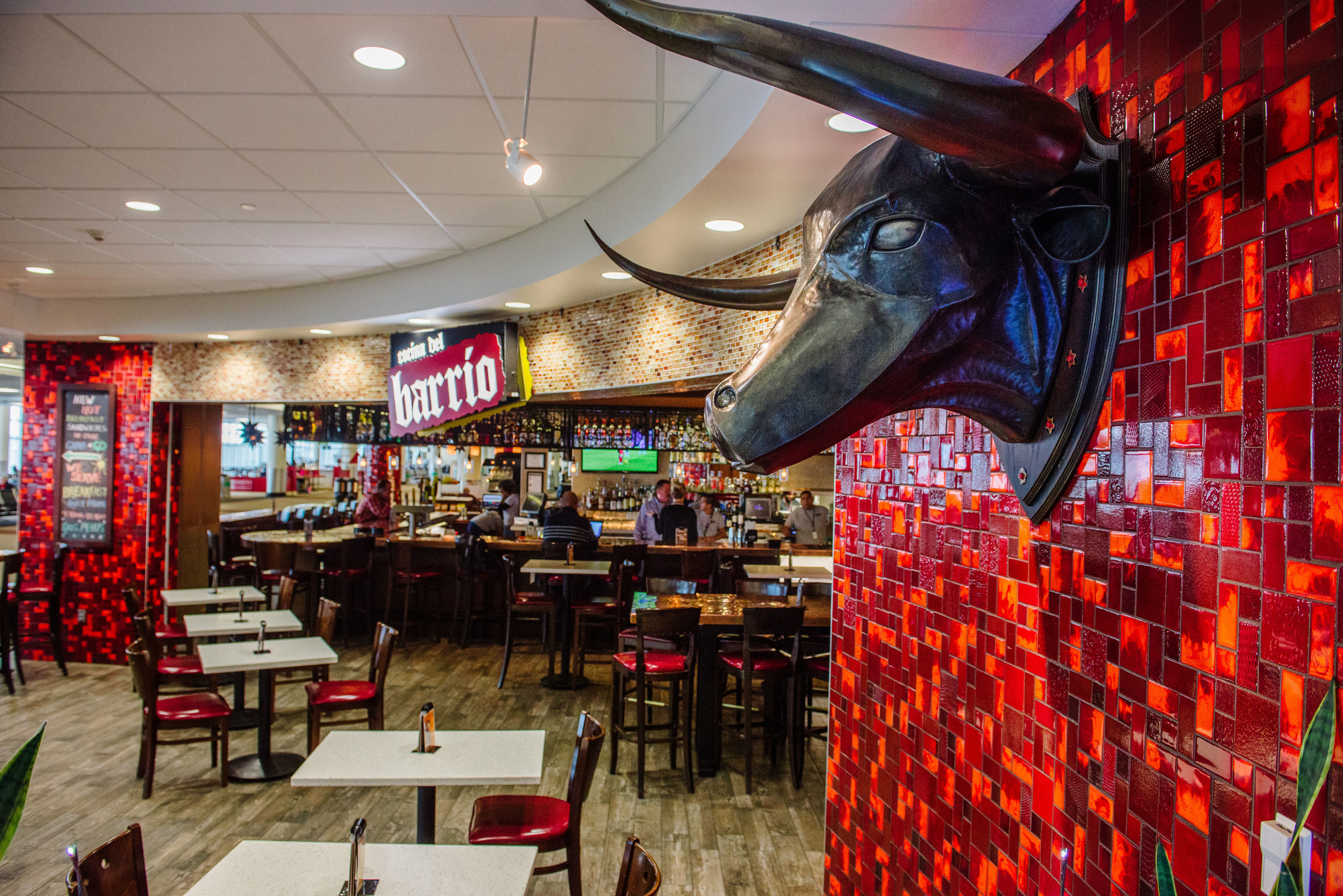 HCM Architects Cocina Del Barrio Restaurant Bar Decor | HCM Architects