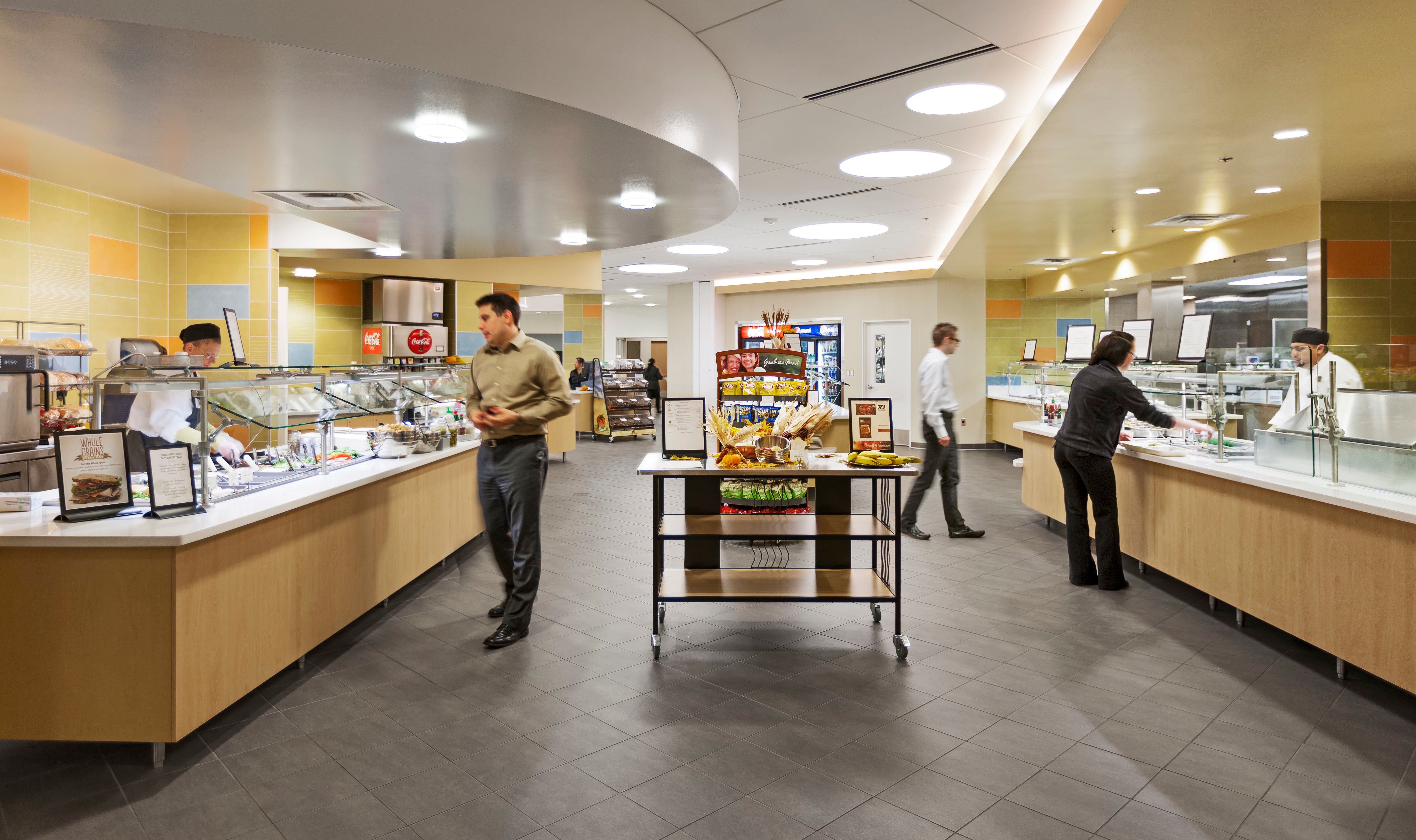 HCM Architects CPG Corporate Office Shoreview Minnesota Cafeteria Front ...