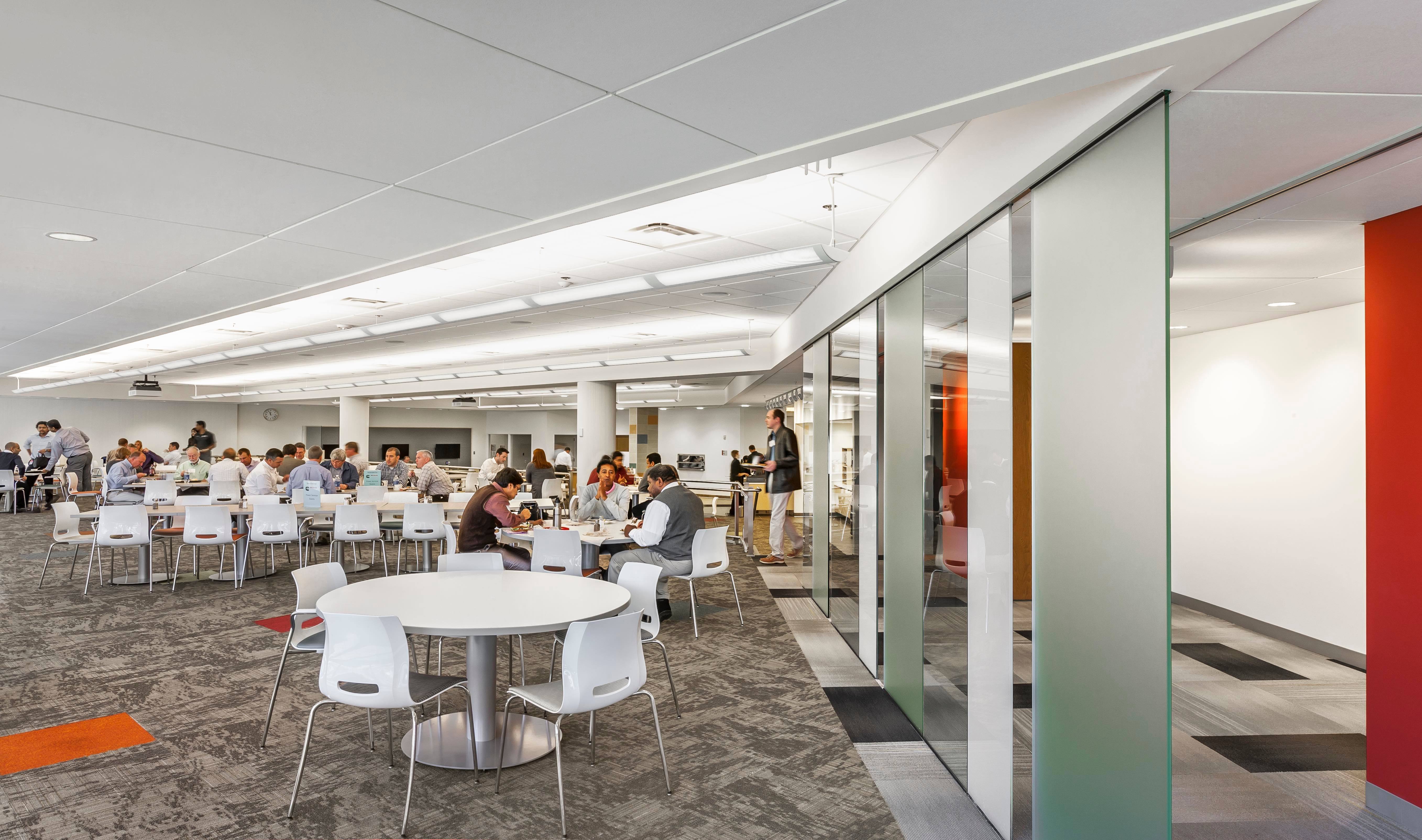 HCM Architects CPG Corporate Office Shoreview Minnesota Cafeteria Glass ...