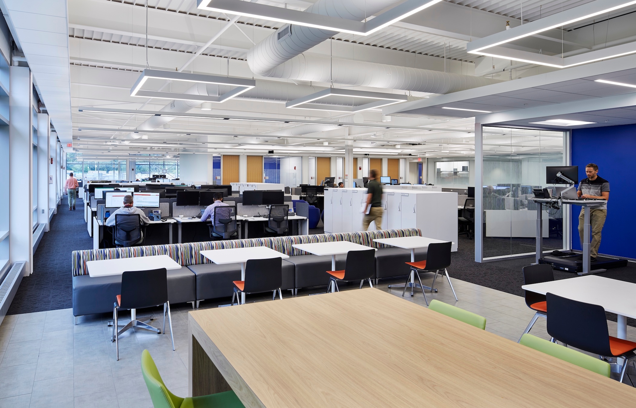 HCM Architects Cummins Engineering Remodel Work Lounge Open Office ...