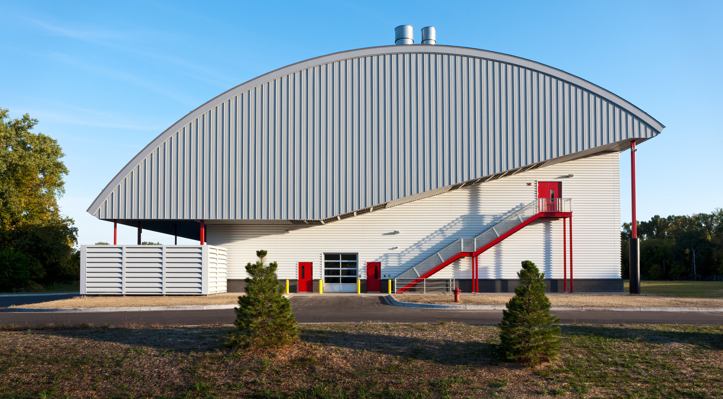 HCM Architects Cummins Test Facility Exterior Stairway Hagen ...