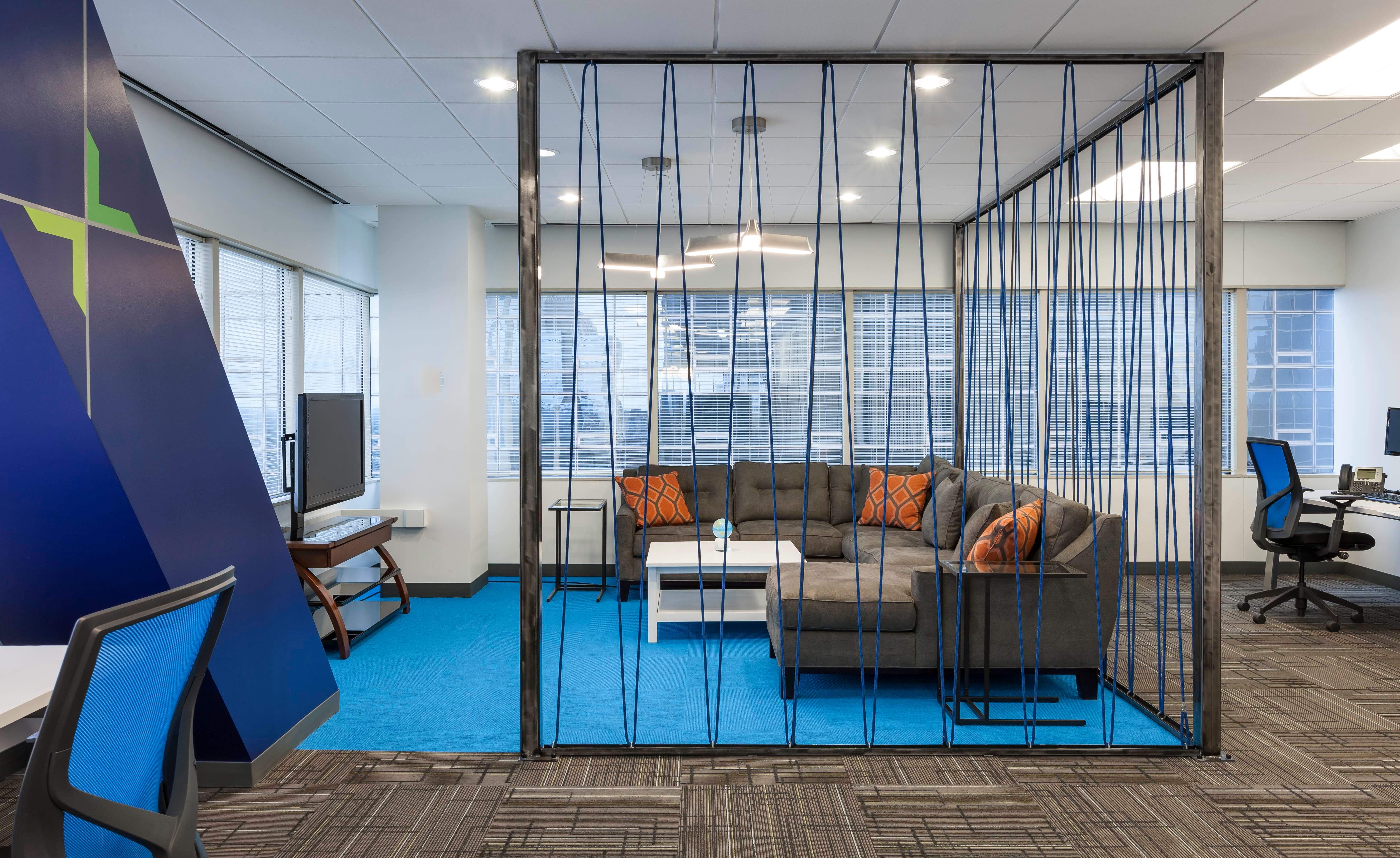 HCM Architects Faithful Gould Open Office Space Lounge | HCM Architects