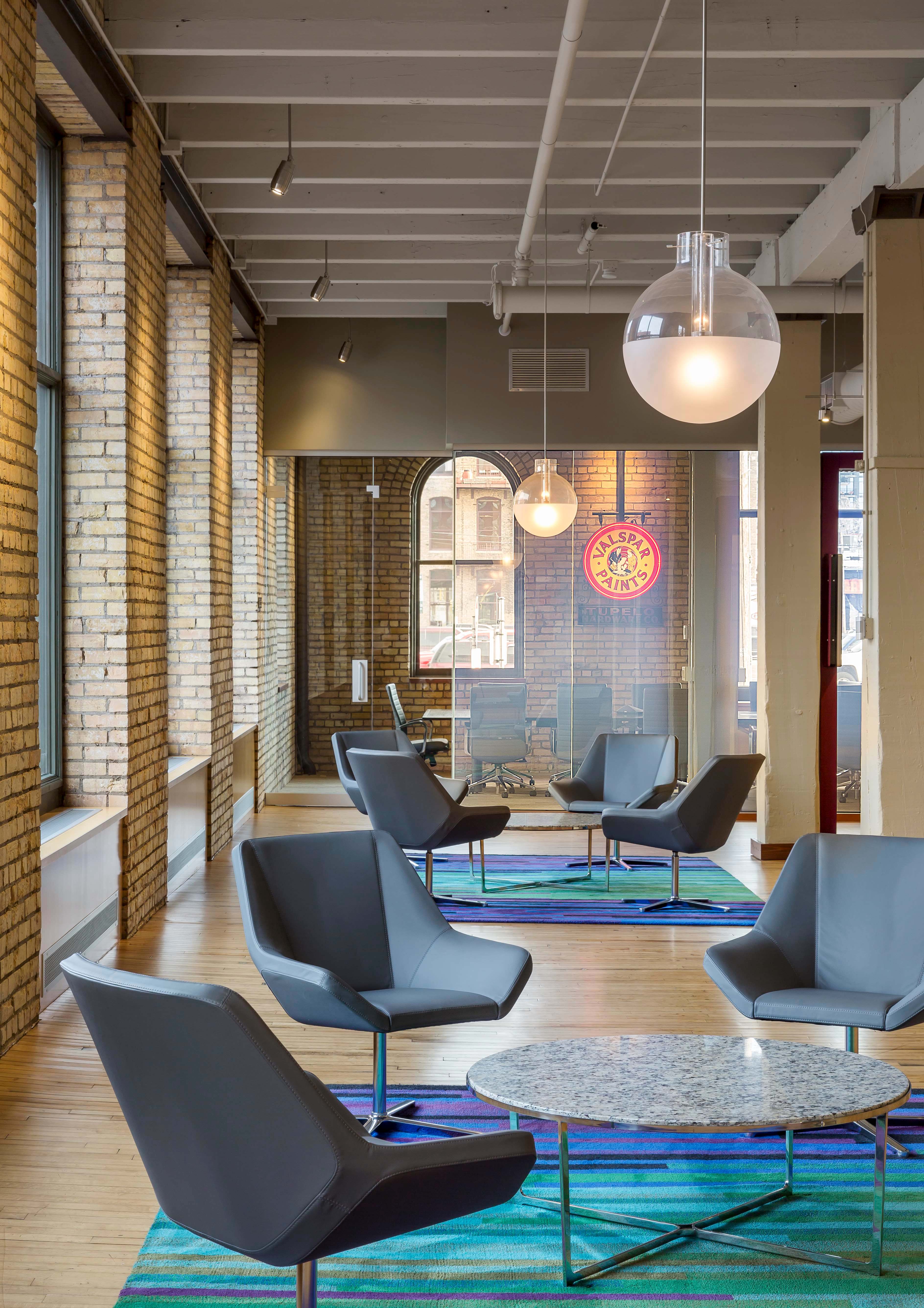 HCM Architects Valspar Facility Interior Minneapolis Minnesota Hagen ...