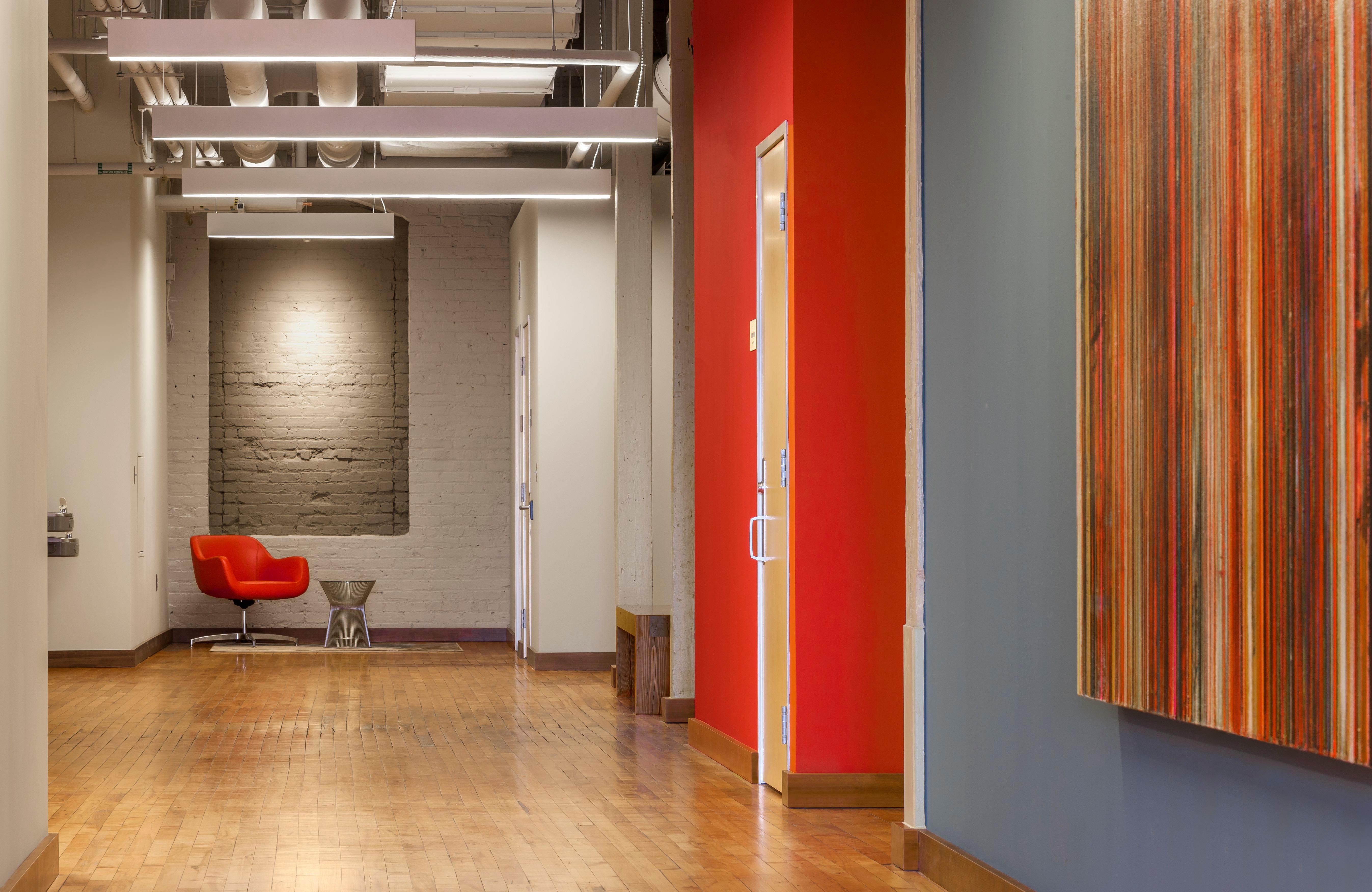 HCM Architects Valspar Facility Interior Office Hallway Minneapolis ...