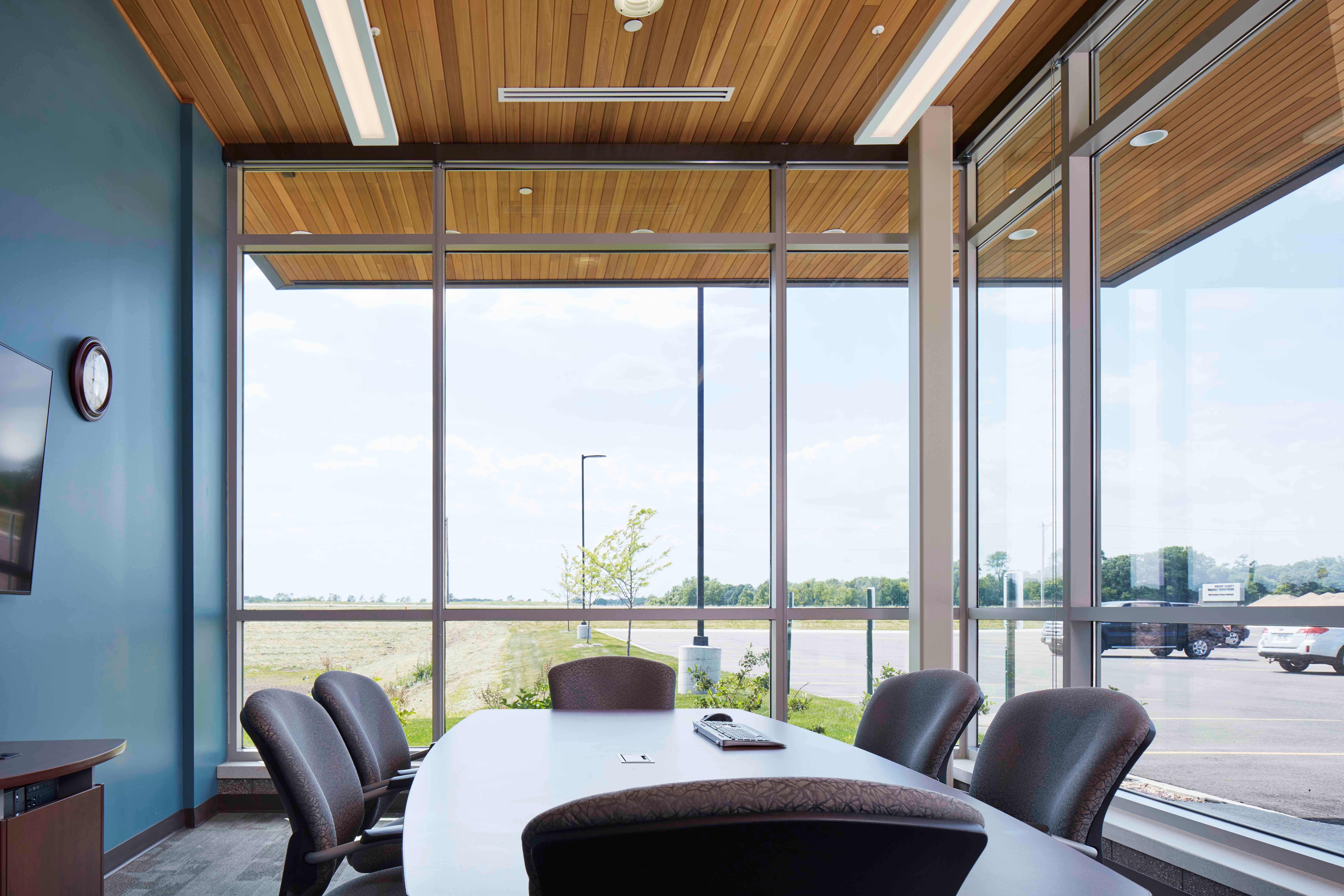HCM Architects Wright County Highway Department Conference Room Windows ...