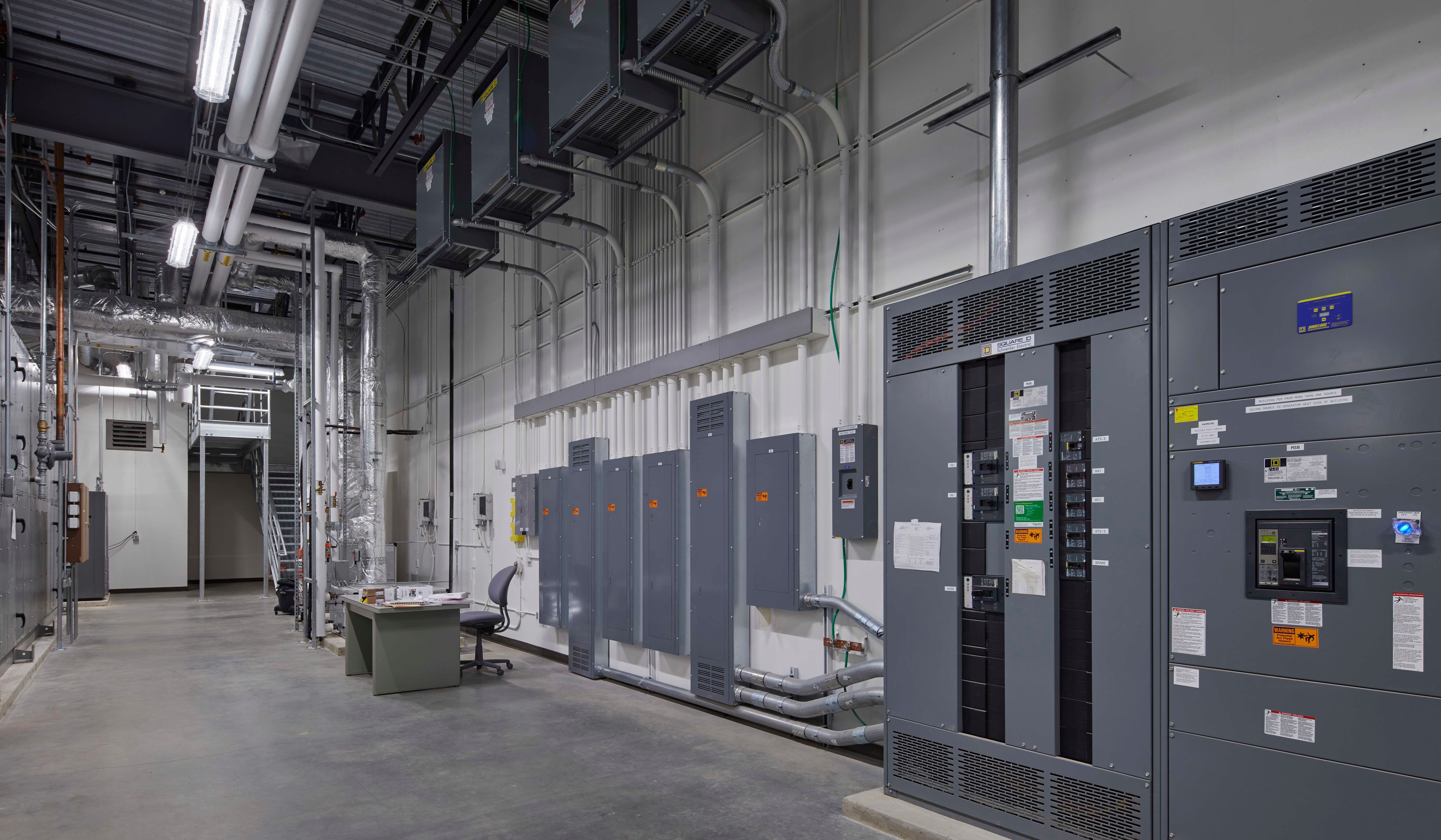 HCM Architects Wright County Highway Department Electrical Room Hagen ...